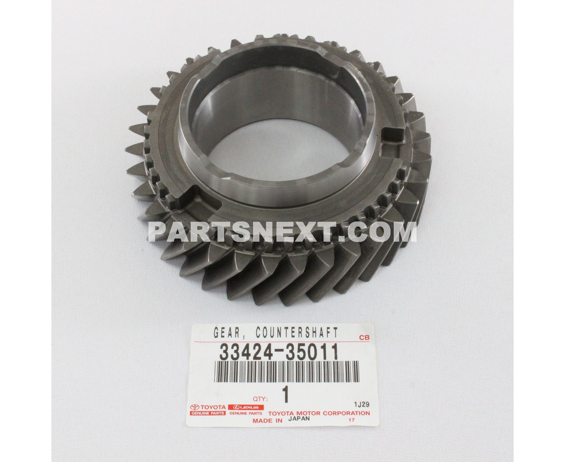 Toyota :: 33424-35011 GEAR, COUNTER SHAFT 2ND SPEED