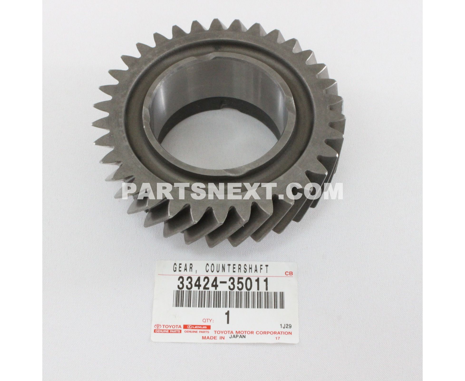 Toyota :: 33424-35011 GEAR, COUNTER SHAFT 2ND SPEED