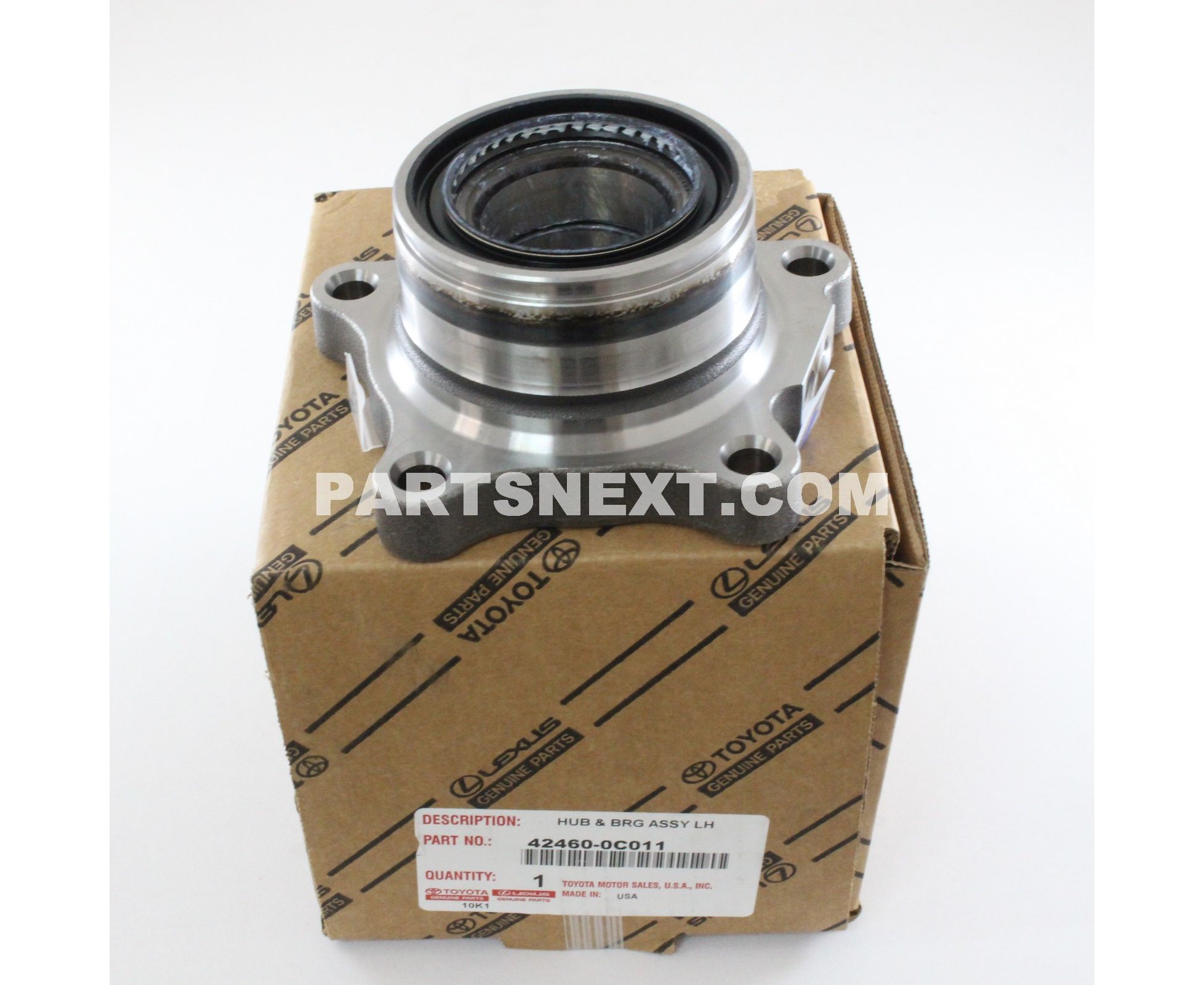 Toyota :: 42460-0C011 HUB & BEARING ASSY, REAR AXLE, LH