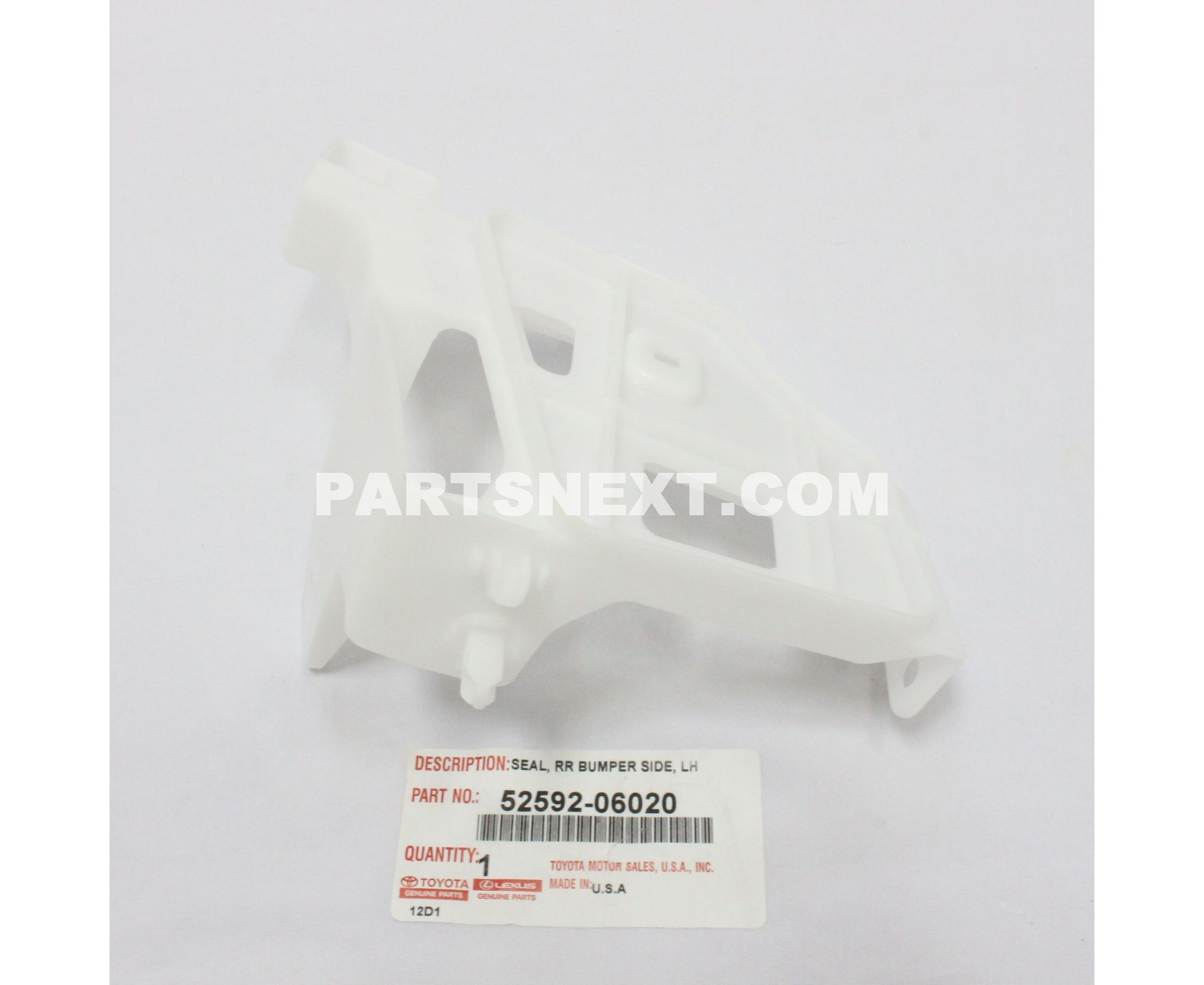 Toyota :: 52592-06020 SEAL, REAR BUMPER SIDE, LH