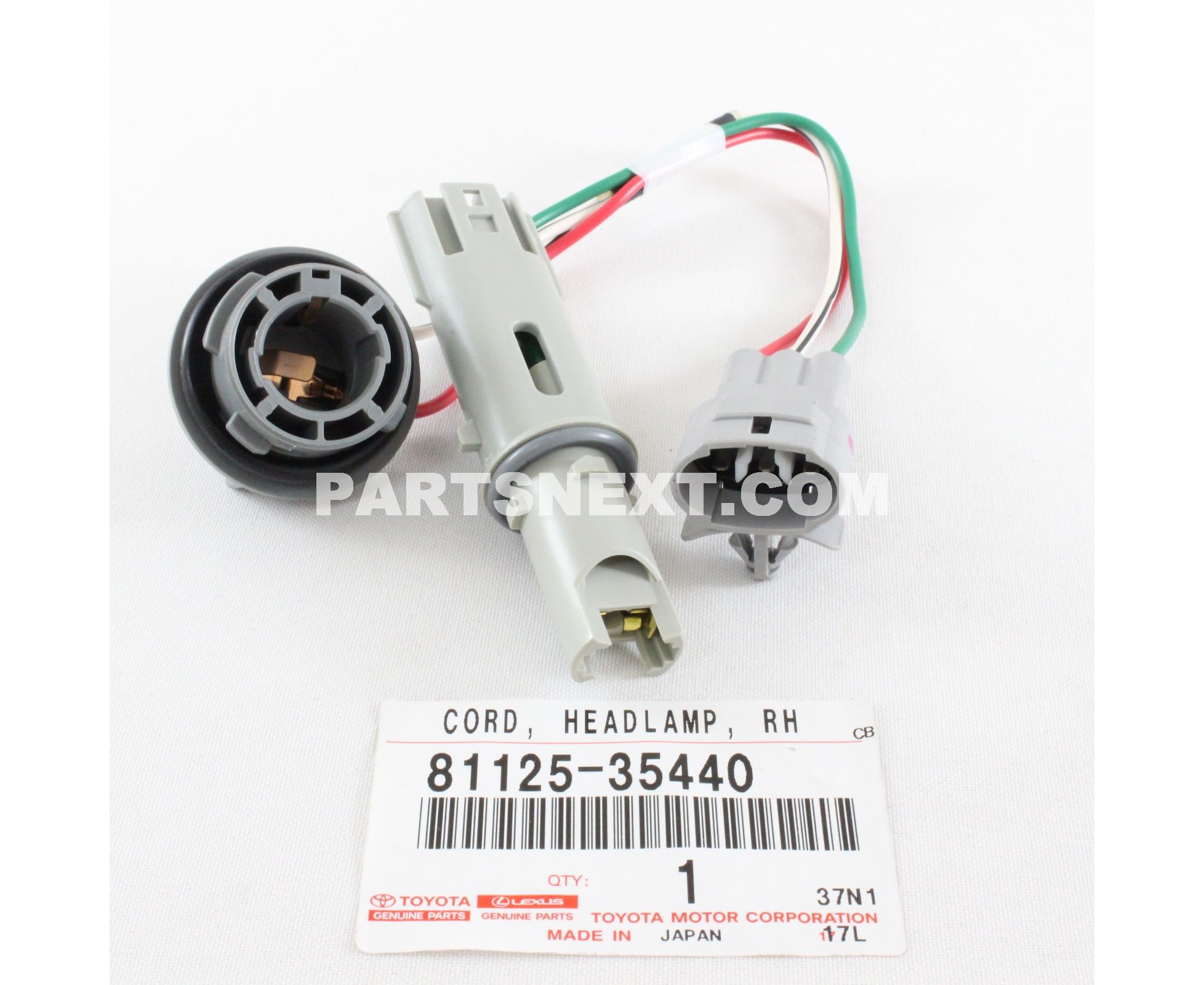 Toyota :: 81125-35440 CORD, HEADLAMP