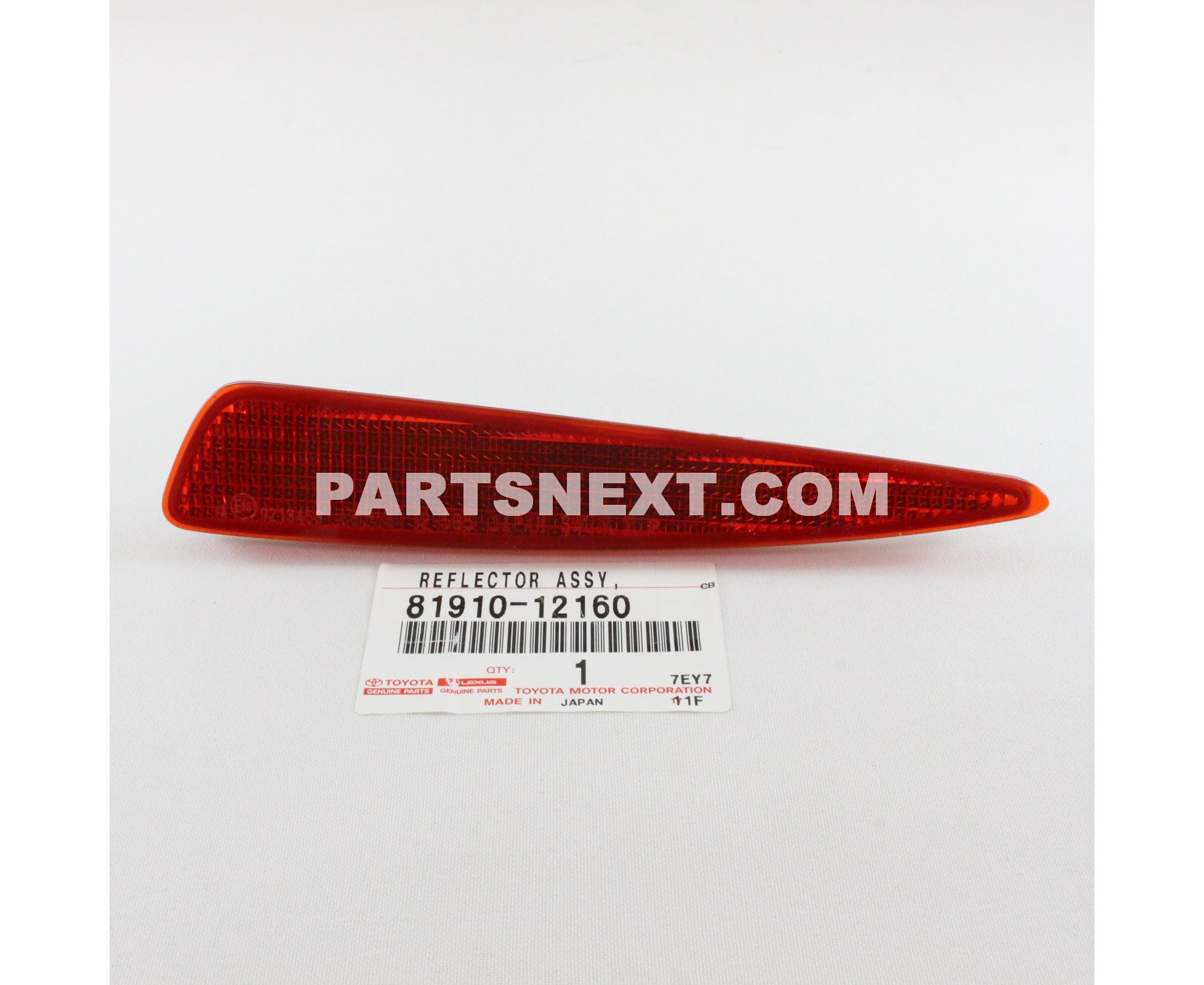 Toyota :: 81910-12160 REFLECTOR ASSY, REFLEX, RH