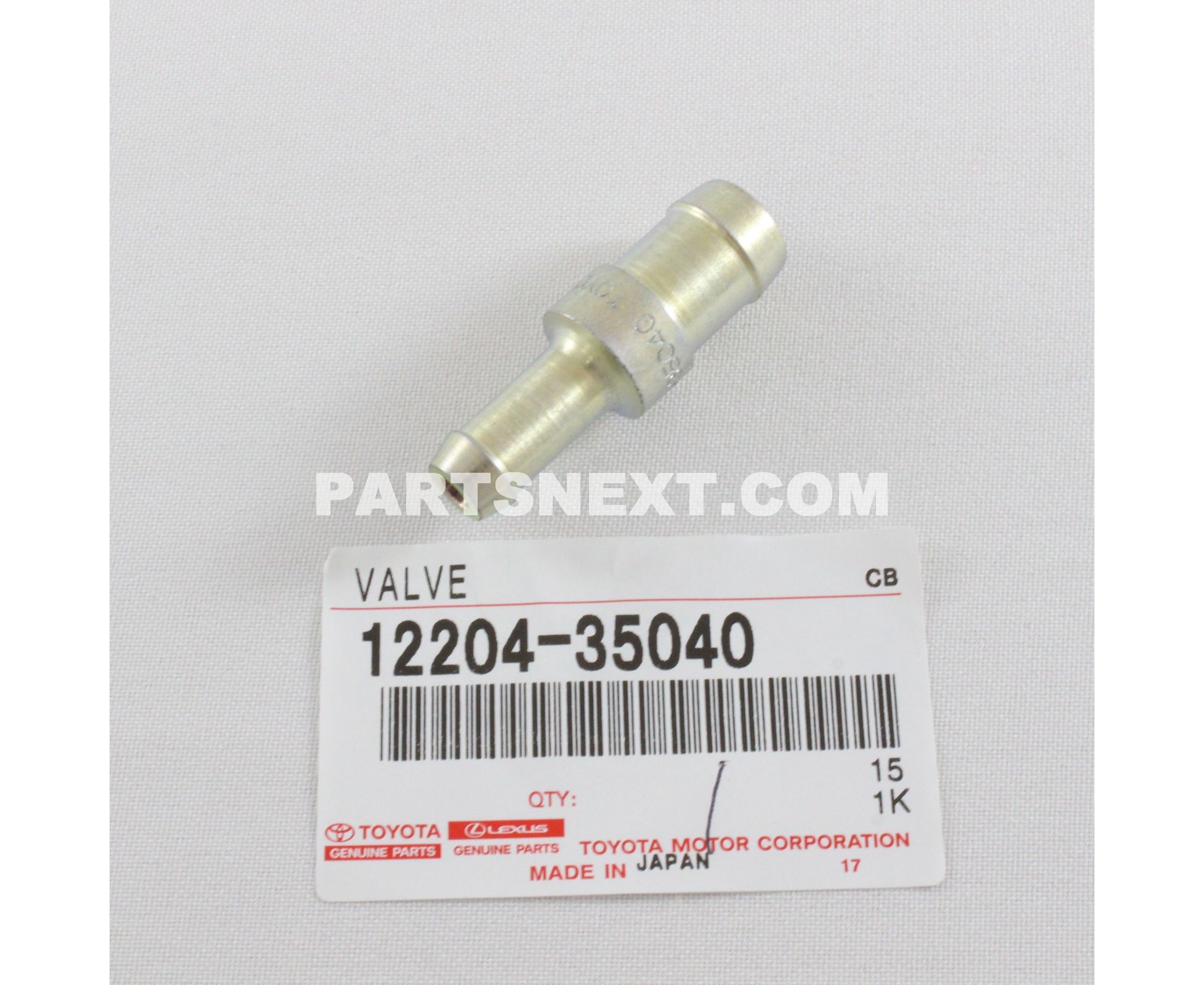 Toyota :: 12204-35040 VALVE SUB-ASSY, VENTILATION