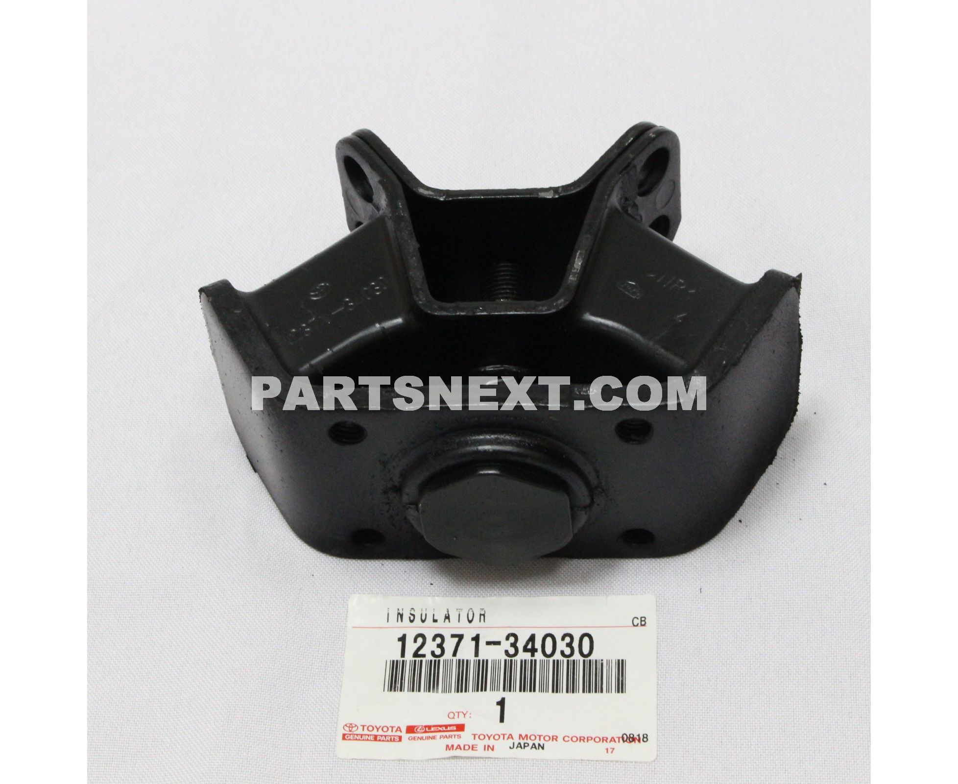 Toyota :: 12371-34030 INSULATOR, ENGINE MOUNTING, REAR NO.1
