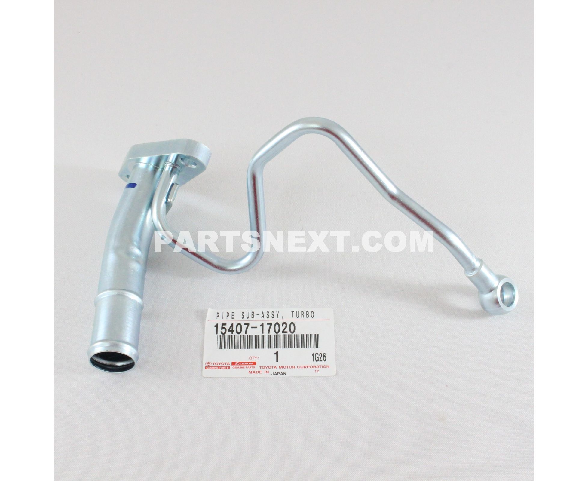 Toyota :: 15407-17020 PIPE SUB-ASSY, TURBO OIL INLET