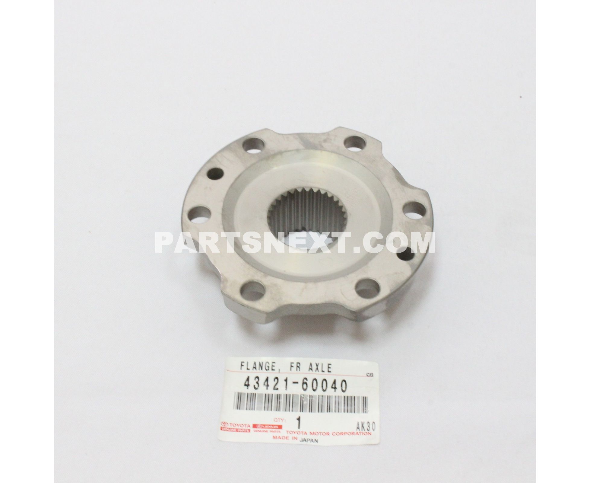 Toyota :: 43421-60040 FLANGE, FRONT AXLE OUTER SHAFT