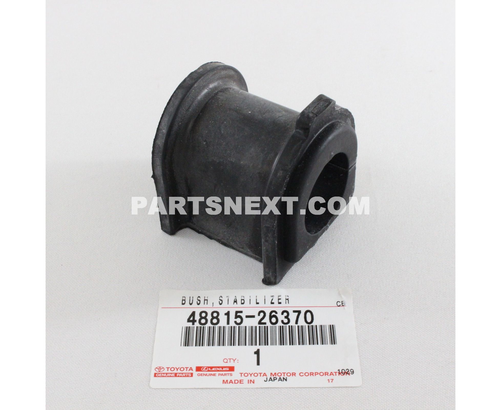 Toyota :: 48815-26370 BUSH, FRONT STABILIZER BAR, NO.1