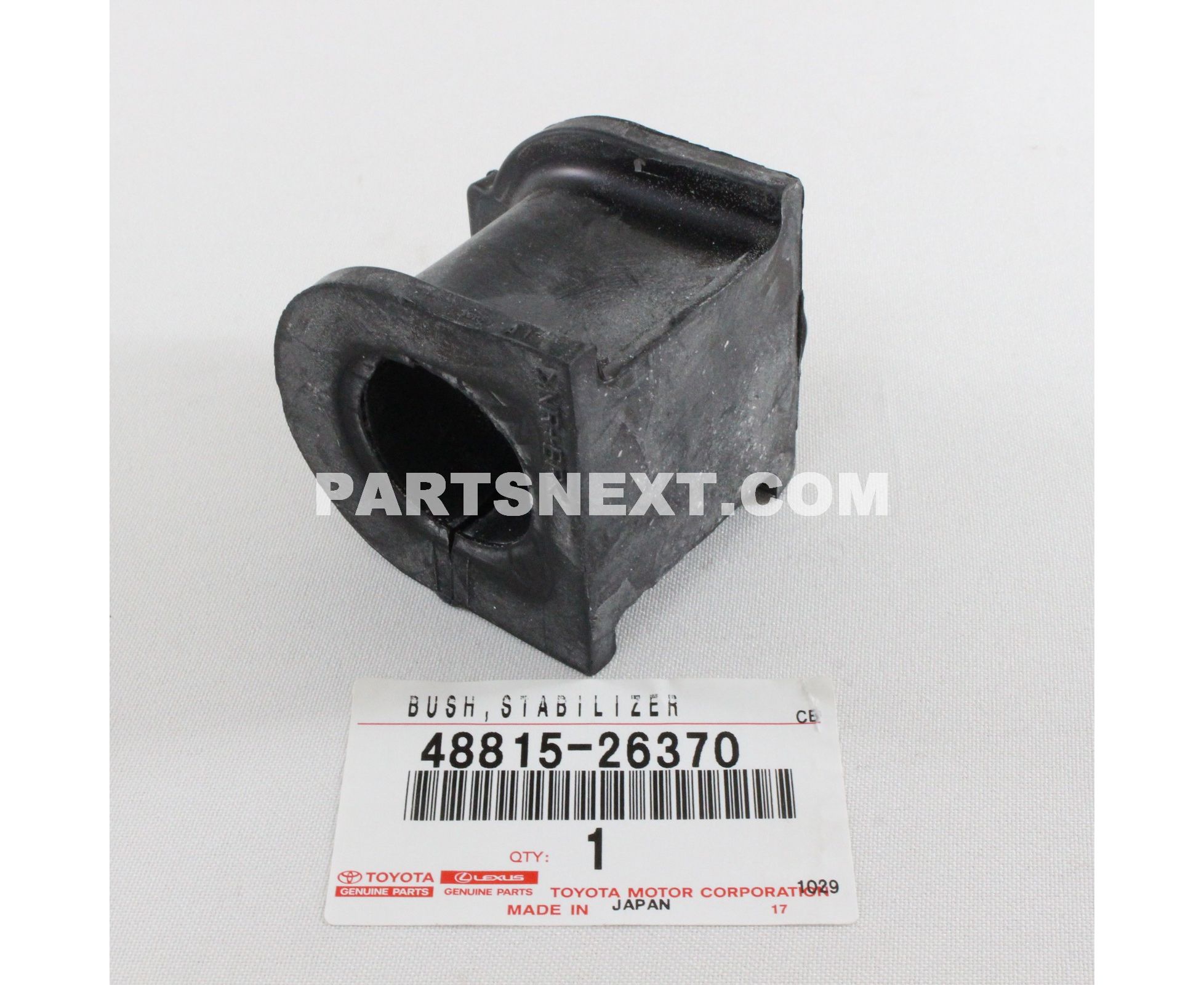 Toyota :: 48815-26370 BUSH, FRONT STABILIZER BAR, NO.1