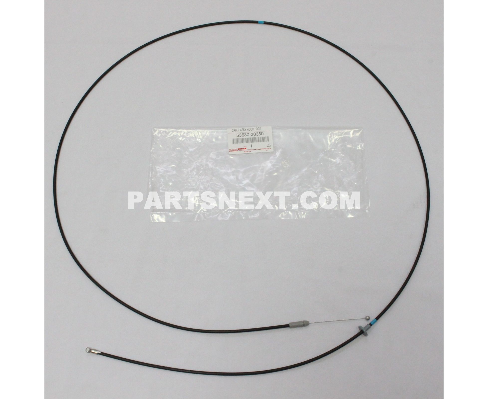 Toyota :: 53630-30350 CABLE ASSY, HOOD LOCK CONTROL