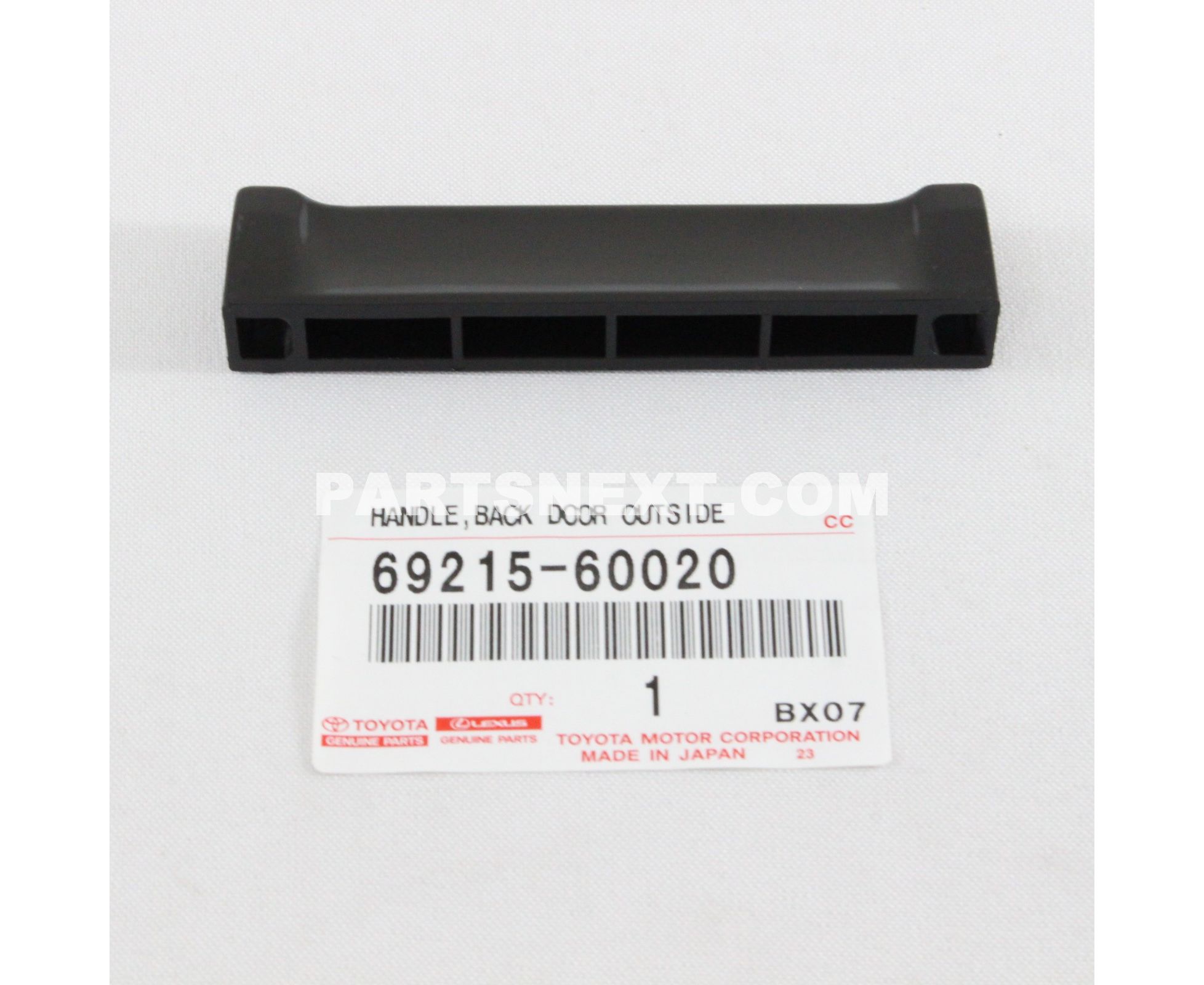 Toyota :: 69215-60020 HANDLE, BACK DOOR OUTSIDE