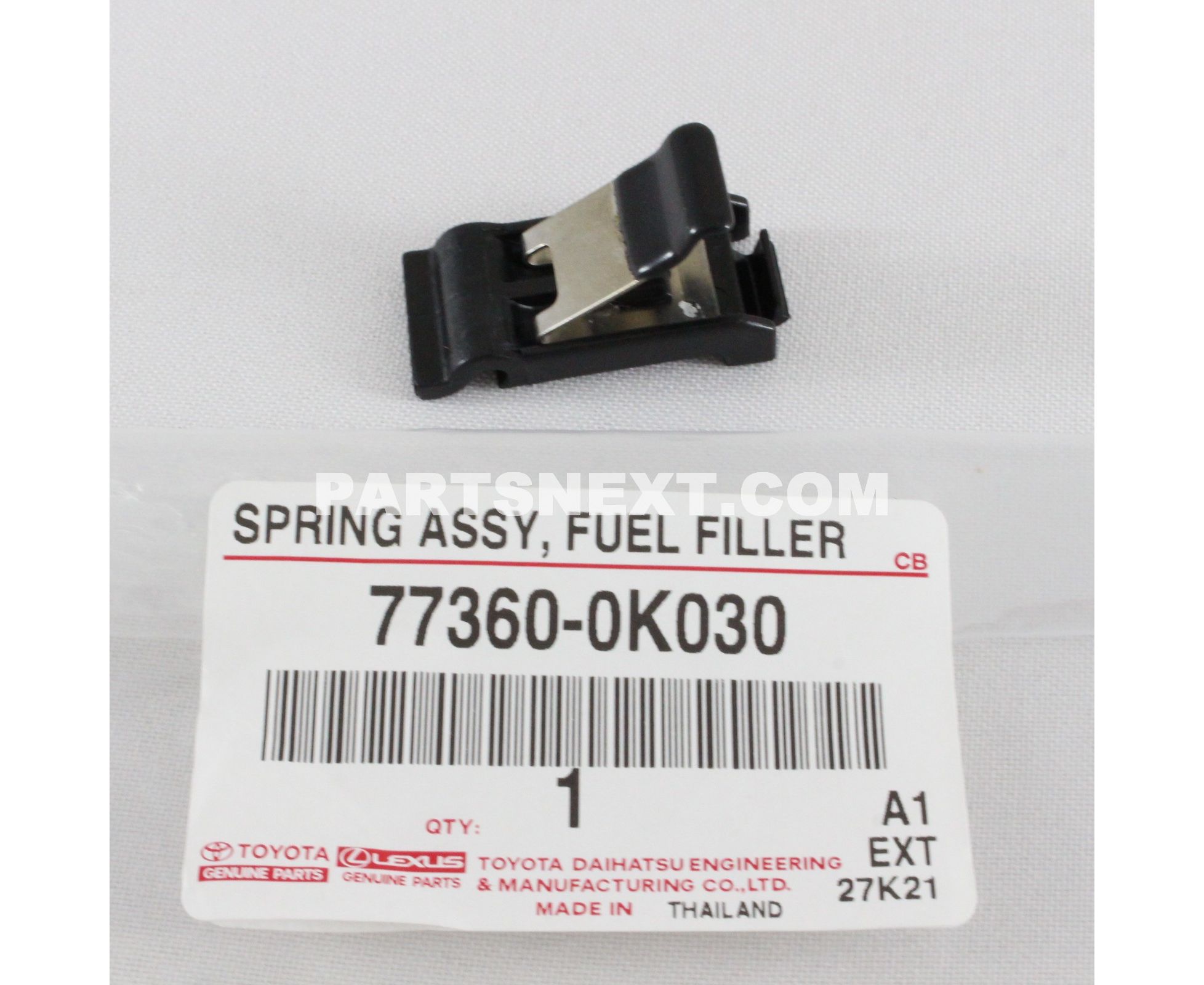 Toyota :: 77360-0K030 SPRING, FUEL FILLER OPENING LID HINGE