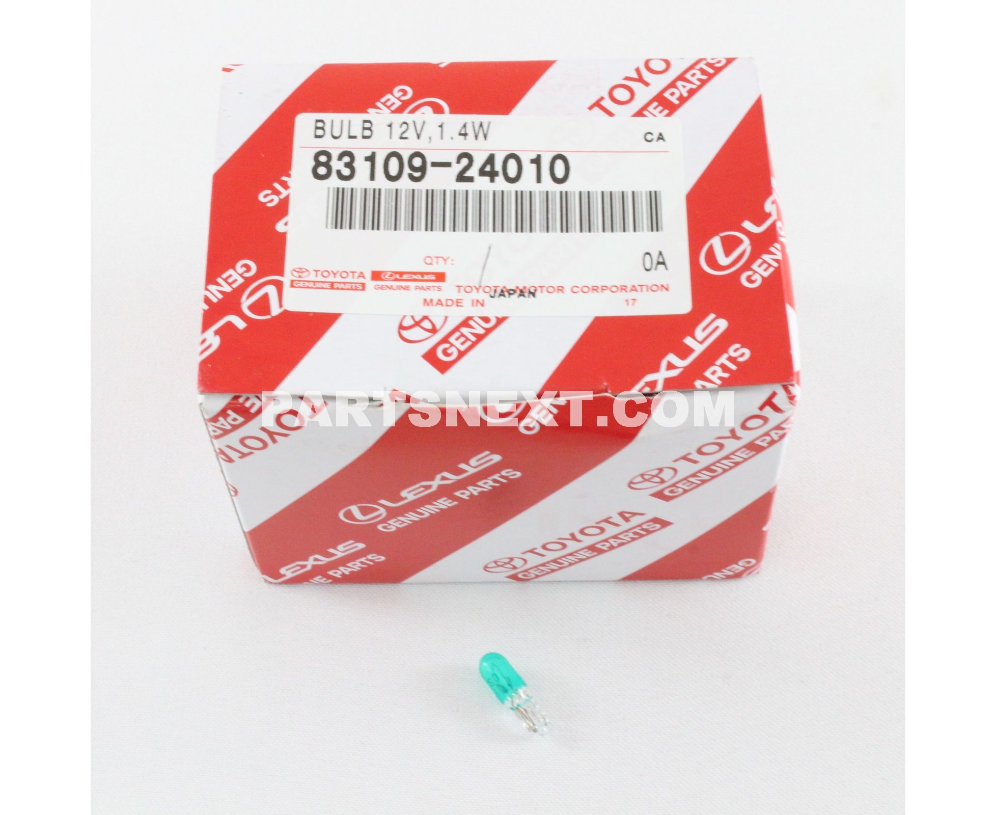 Toyota :: 83109-24010 BULB, COMBINATION METER, NO.1