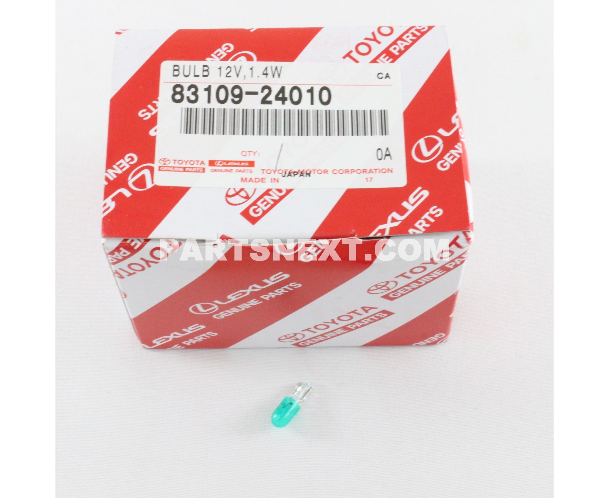 Toyota :: 83109-24010 BULB, COMBINATION METER, NO.1