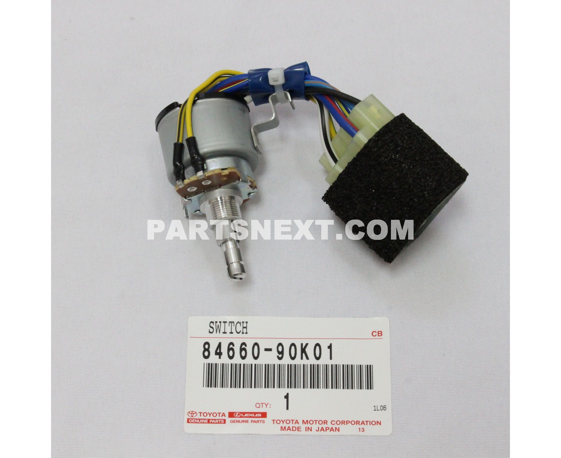 Toyota :: 84660-90K01 SWITCH ASSY, HEATER BLOWER