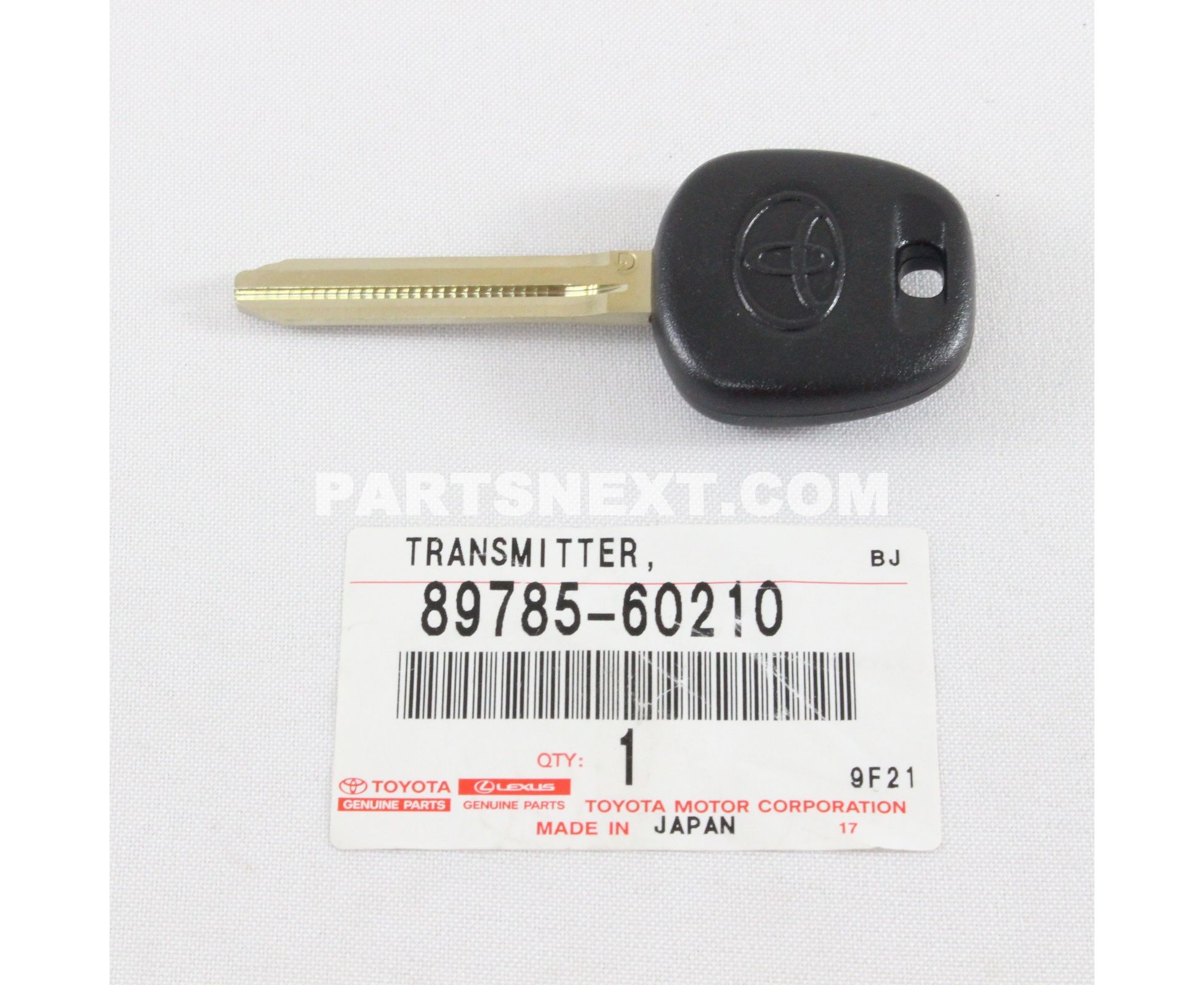 Toyota :: 89785-60210 TRANSMITTER, TRANSPONDER KEY MASTER