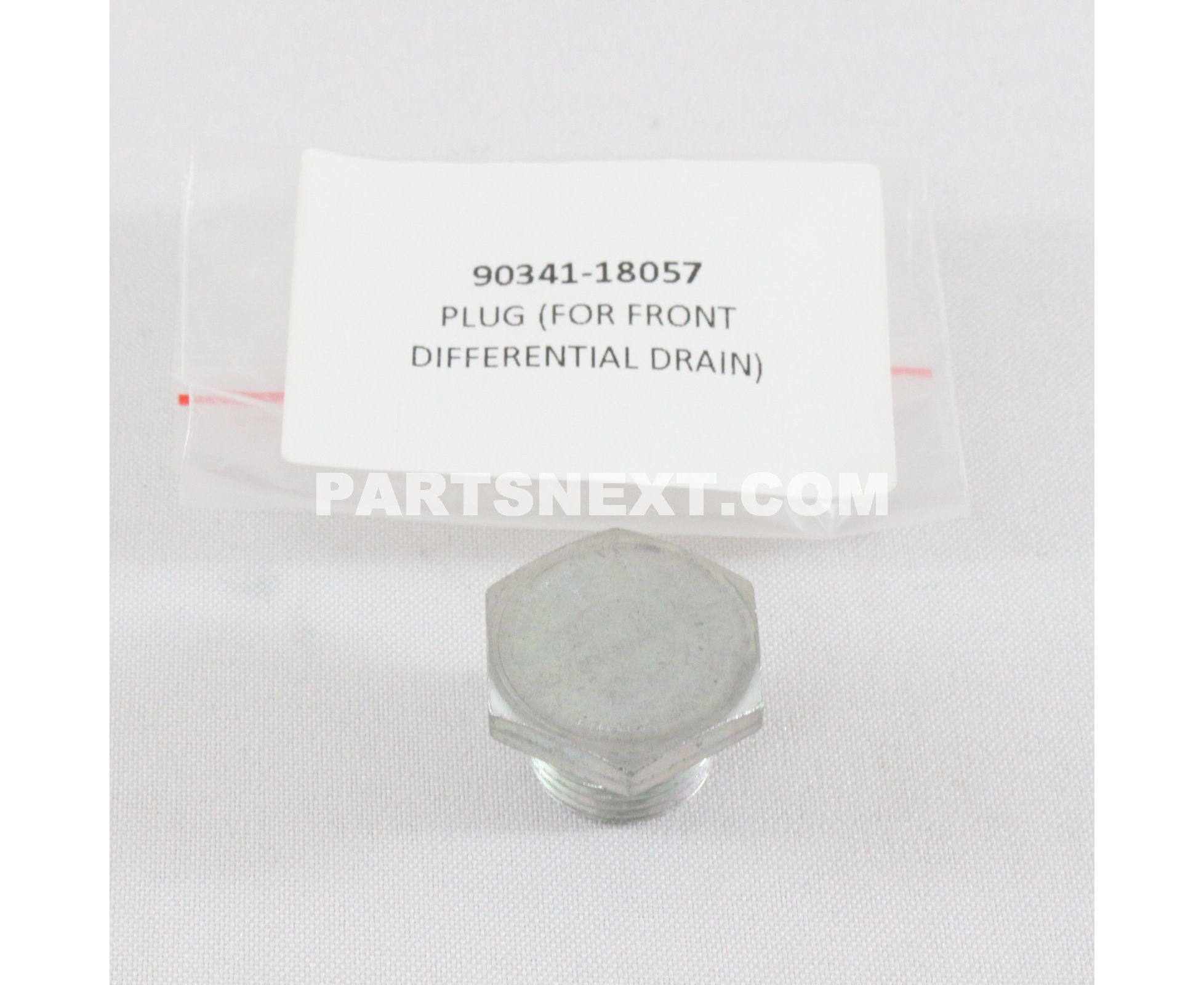 Toyota :: 90341-18057 PLUG (FOR FRONT DIFFERENTIAL DRAIN)