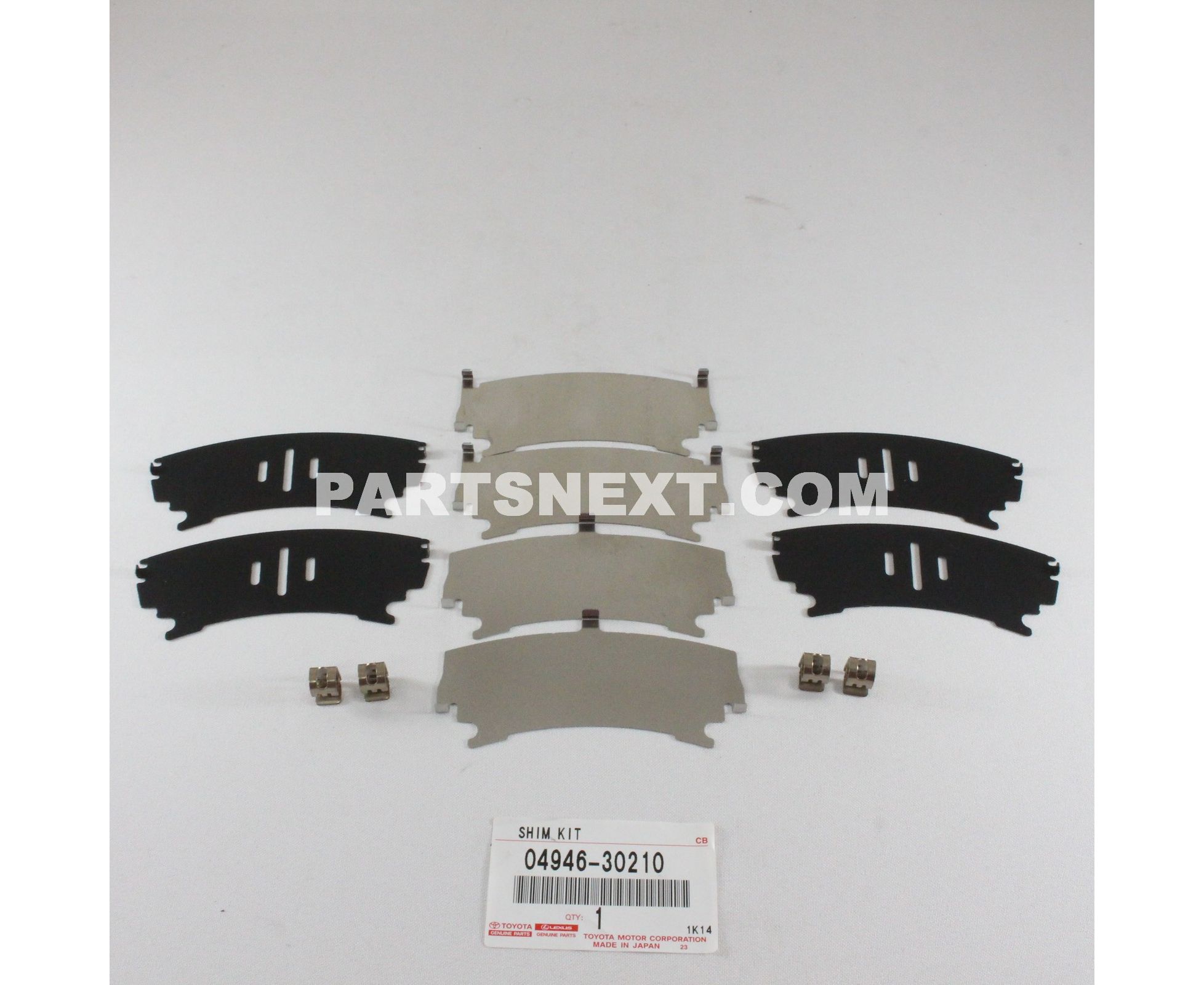 Toyota :: 04946-30210 SHIM KIT, ANTI SQUEAL(FOR REAR DISC BRAKE)