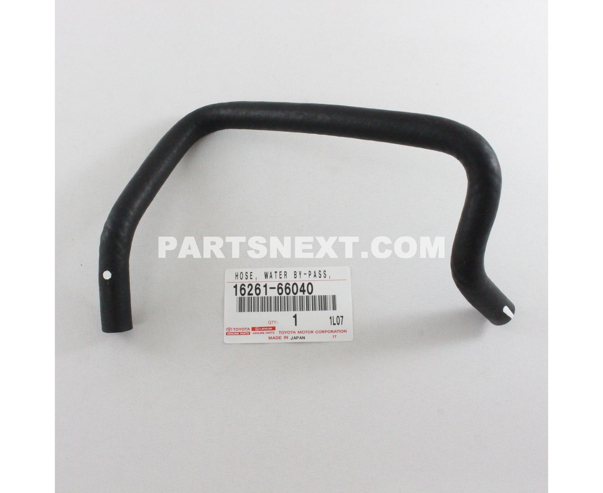 Toyota :: 16261-66040 HOSE, WATER BY-PASS, NO.1