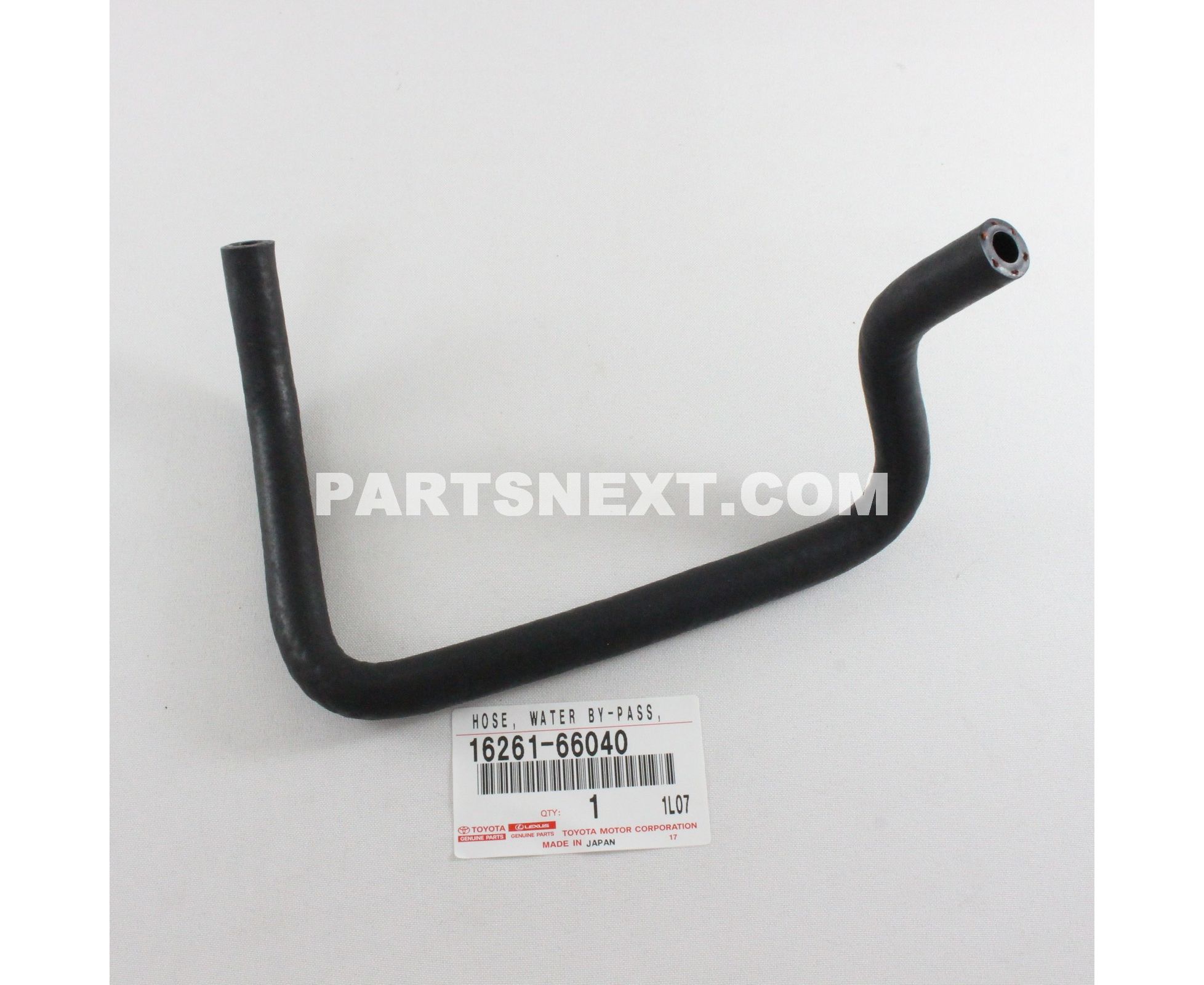 Toyota :: 16261-66040 HOSE, WATER BY-PASS, NO.1