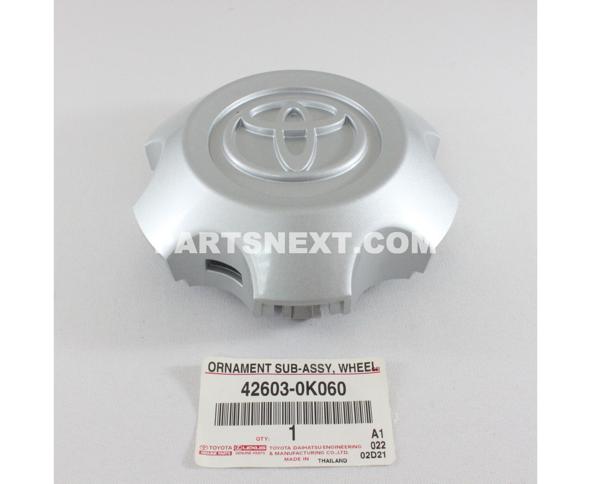 Toyota :: 42603-0K060 ORNAMENT SUB-ASSY, WHEEL HUB