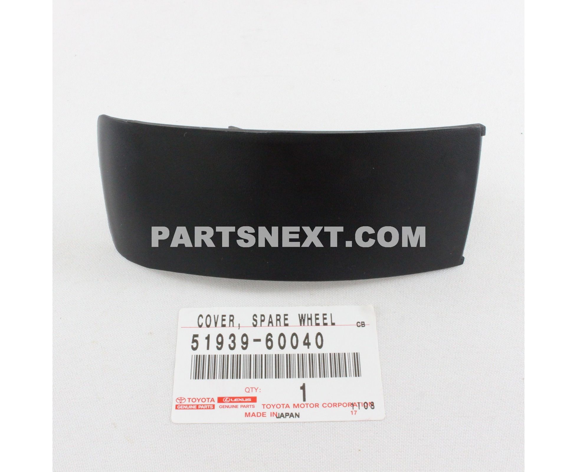 Toyota :: 51939-60040 COVER, SPARE WHEEL CARRIER HINGE