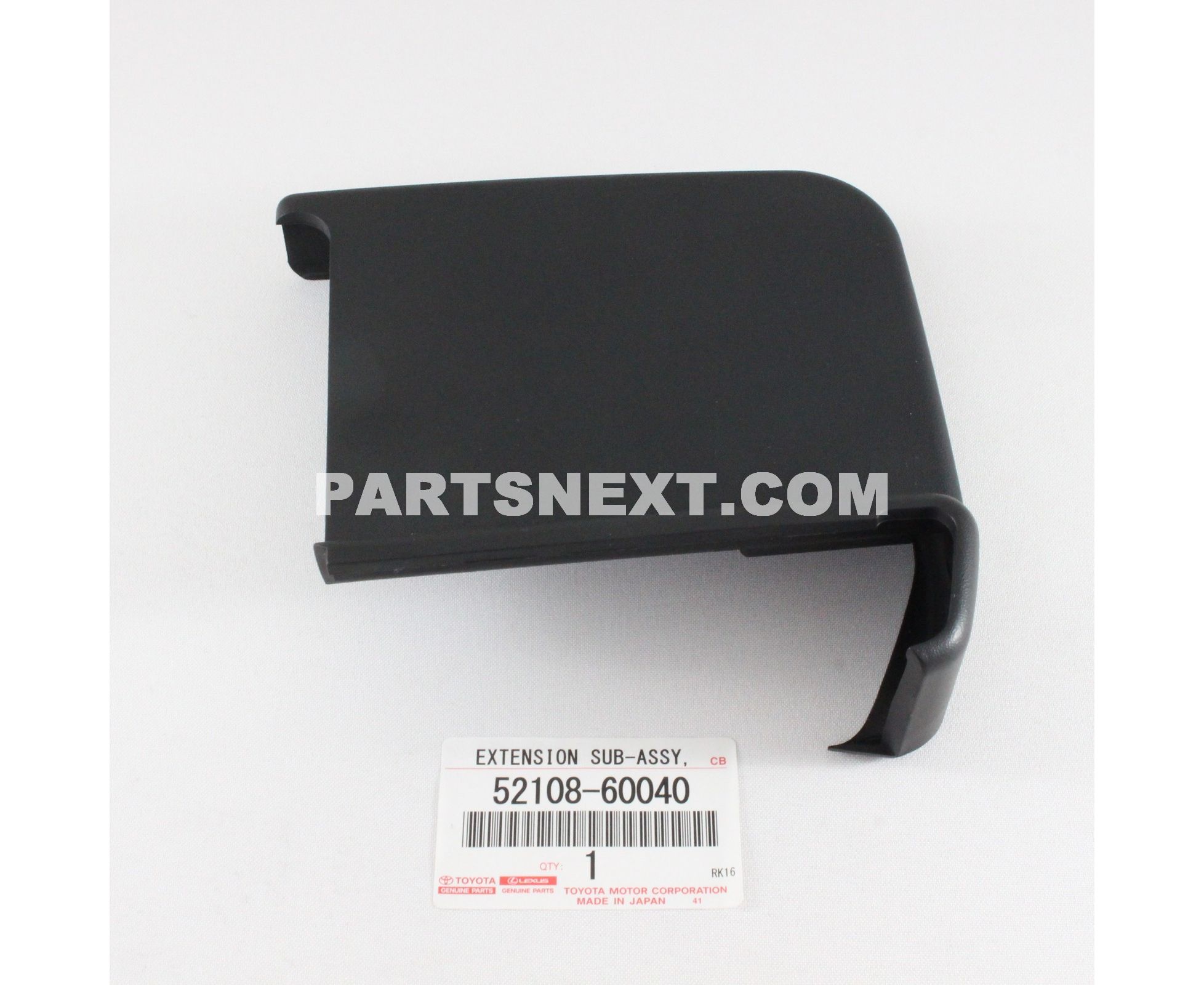 Toyota :: 52108-60040 EXTENSION SUB-ASSY, REAR BUMPER SIDE, RH