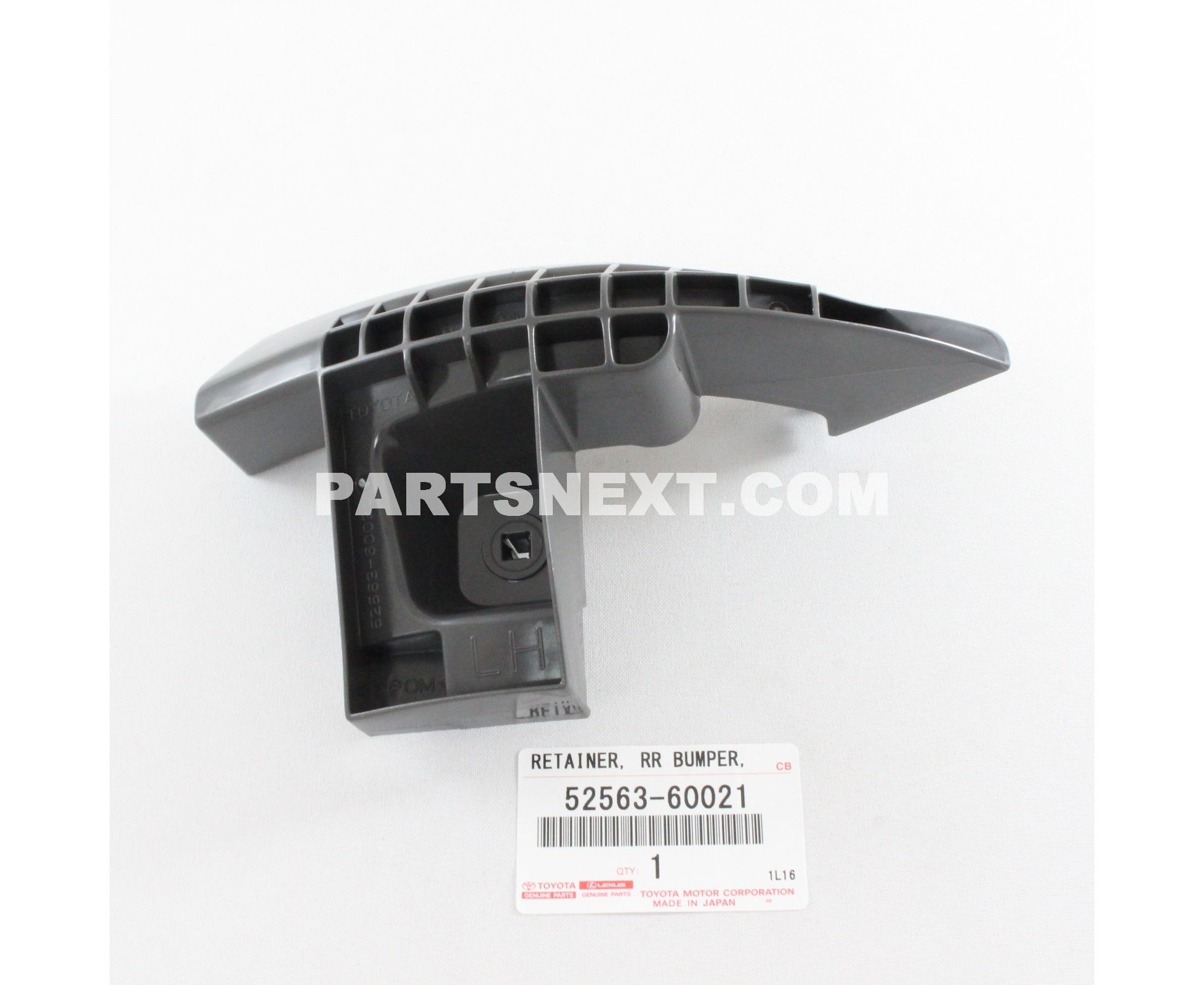Toyota :: 52563-60021 RETAINER, REAR BUMPER, UPPER LH