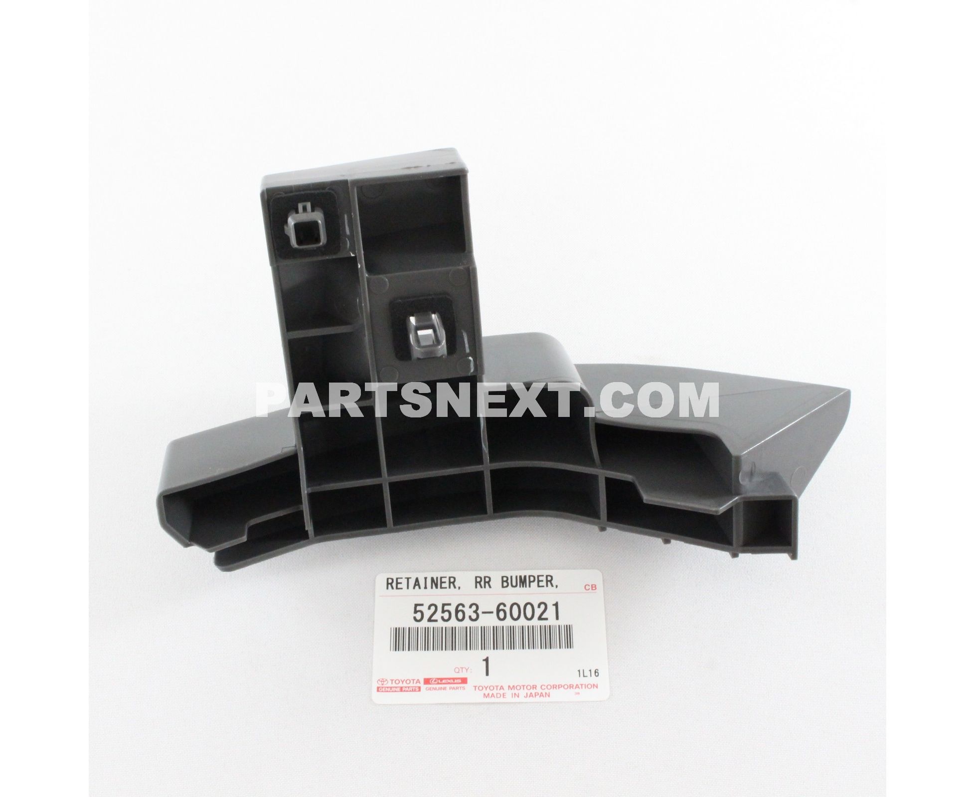 Toyota :: 52563-60021 RETAINER, REAR BUMPER, UPPER LH