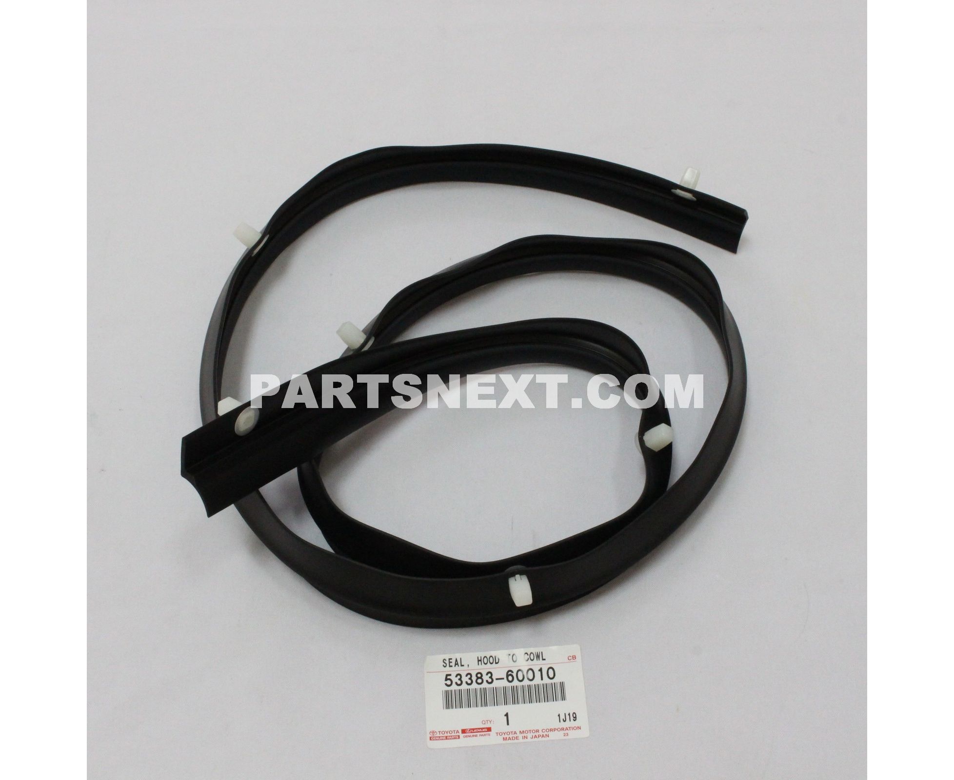 Toyota :: 53383-60010 SEAL, HOOD TO COWL TOP