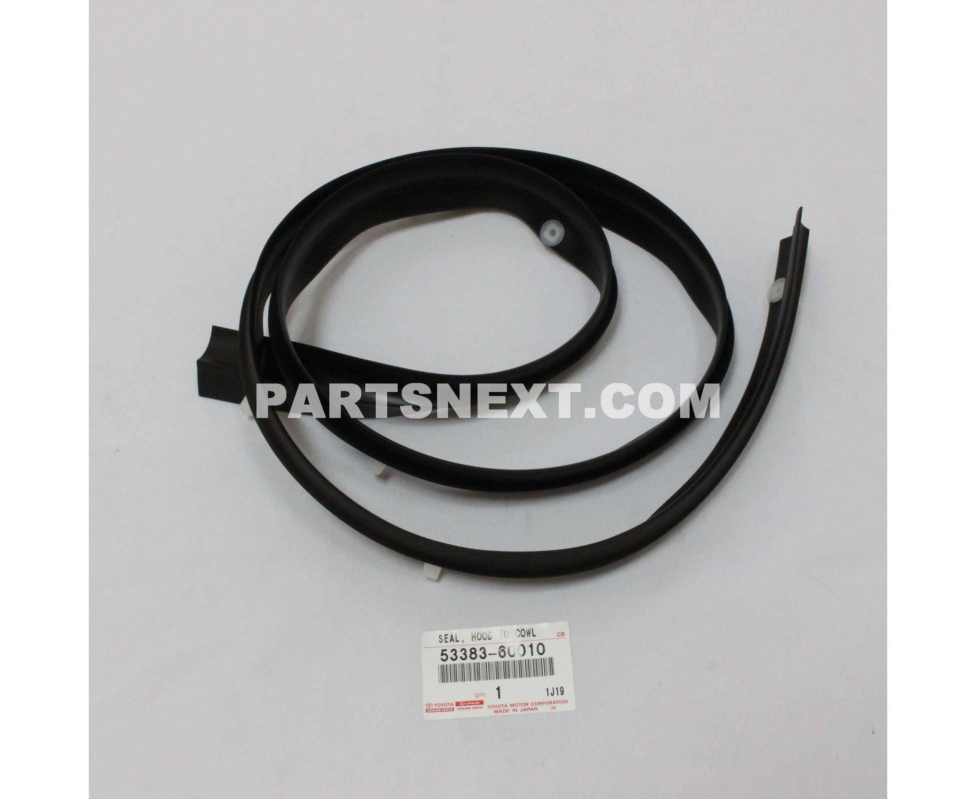 Toyota :: 53383-60010 SEAL, HOOD TO COWL TOP