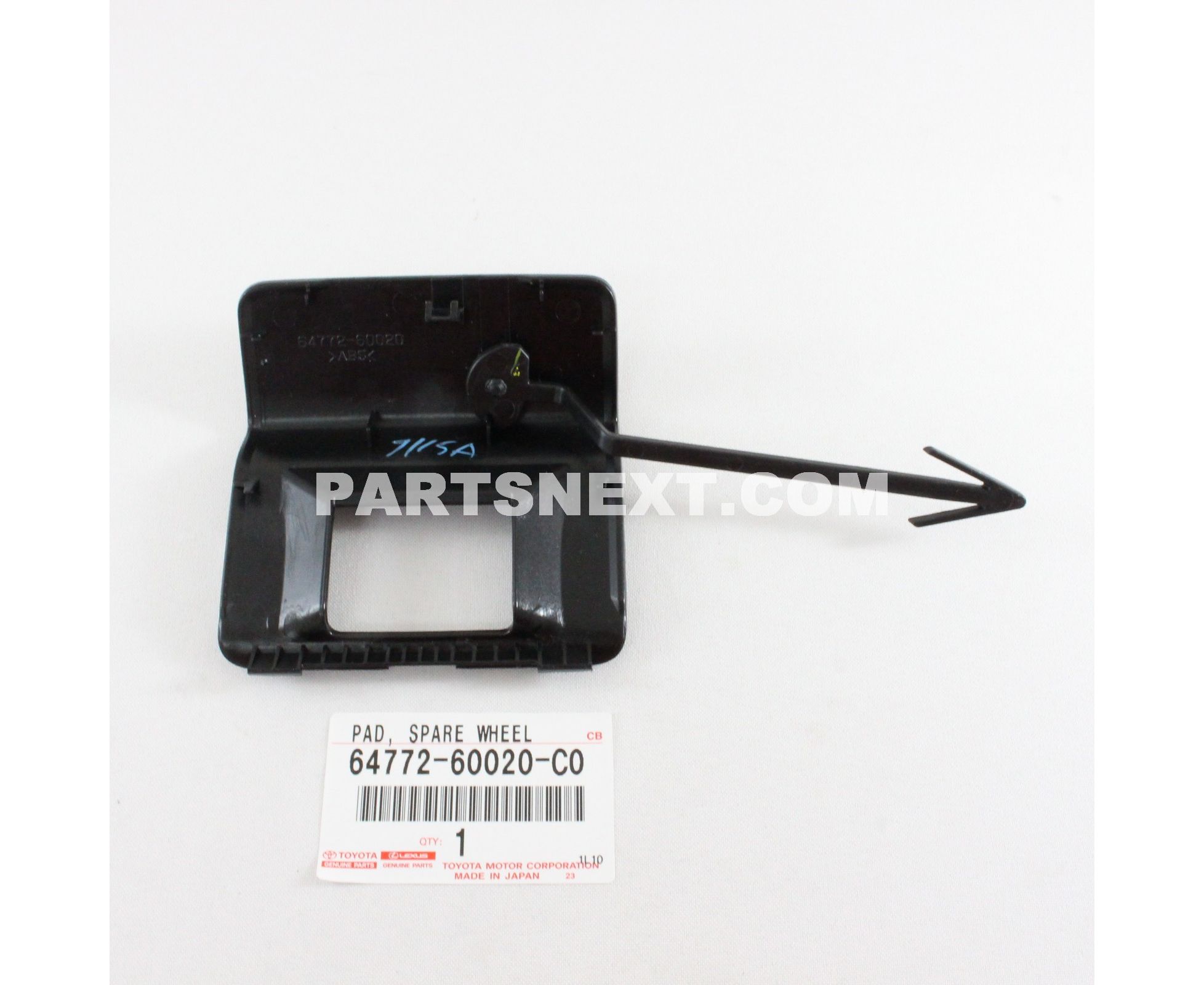 Toyota :: 64772-60020-C0 PAD, SPARE WHEEL COVER