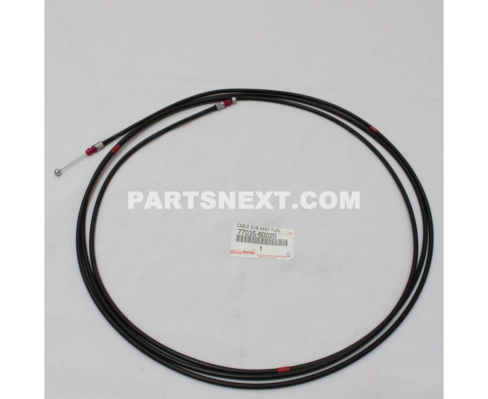 Toyota :: 77035-60020 CABLE SUB-ASSY, FUEL LID LOCK CONTROL