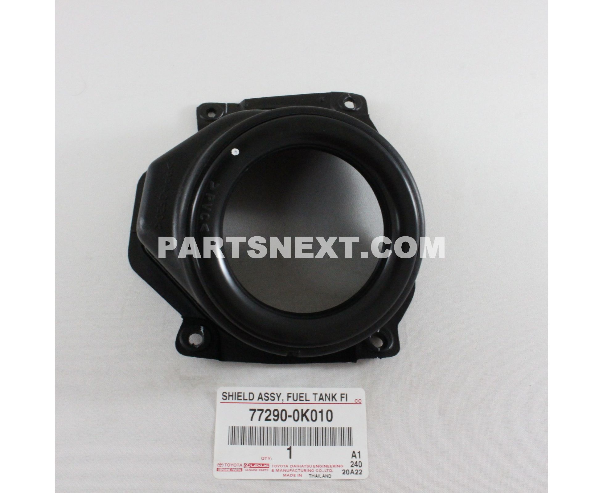 Toyota :: 77290-0K010 SHIELD ASSY, FUEL TANK FILLER PIPE