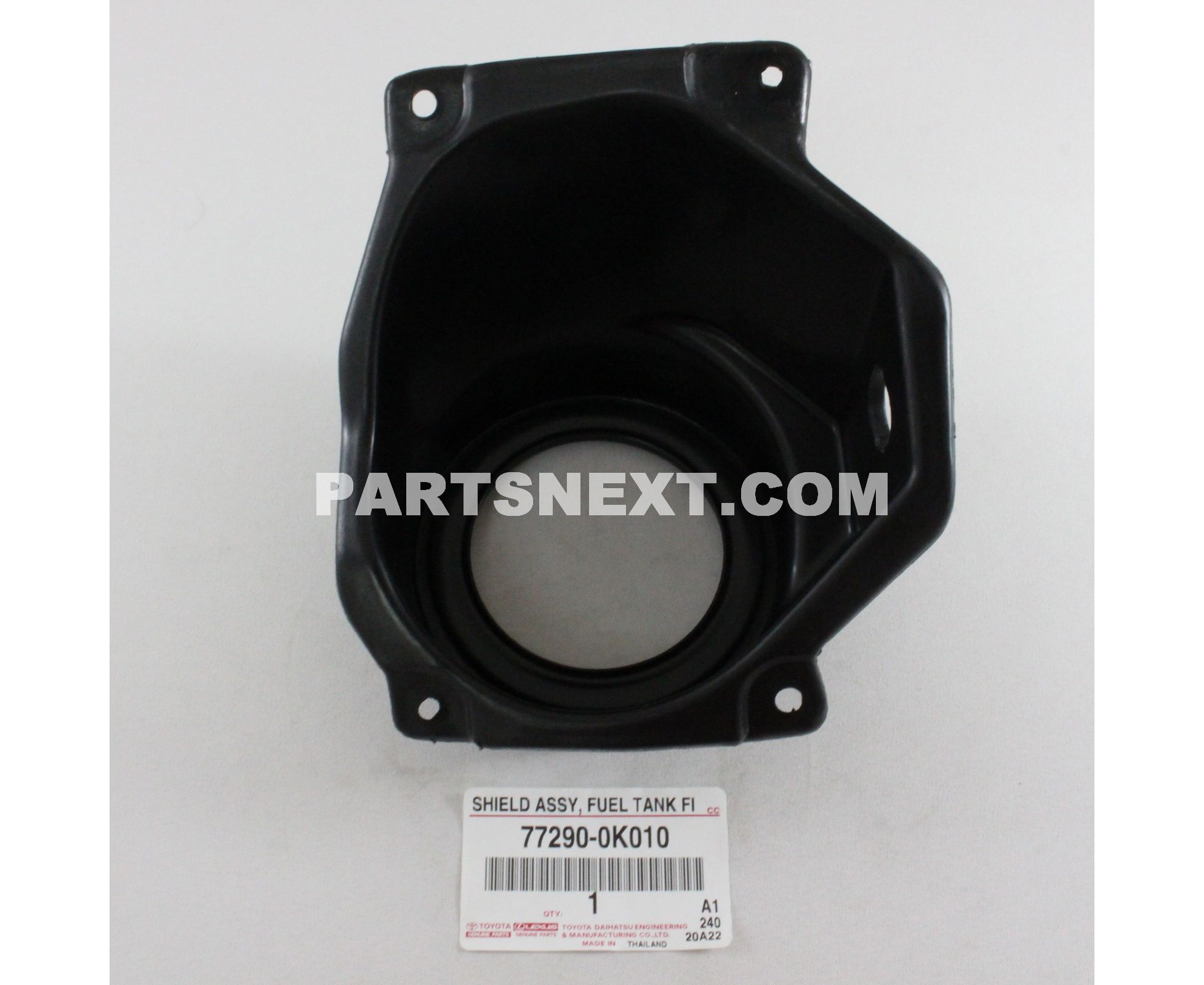 Toyota :: 77290-0K010 SHIELD ASSY, FUEL TANK FILLER PIPE