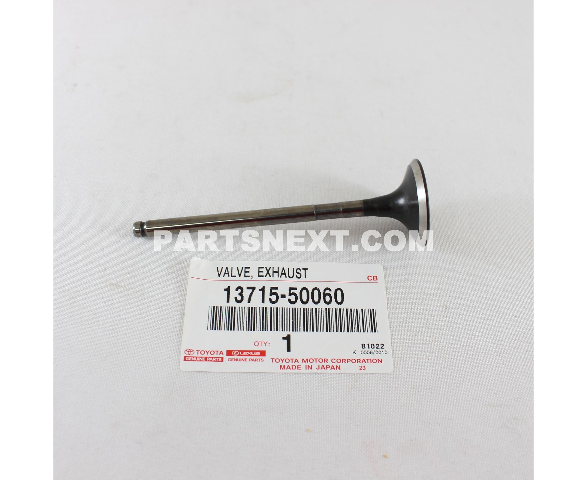 Toyota :: 13715-50060 VALVE, EXHAUST