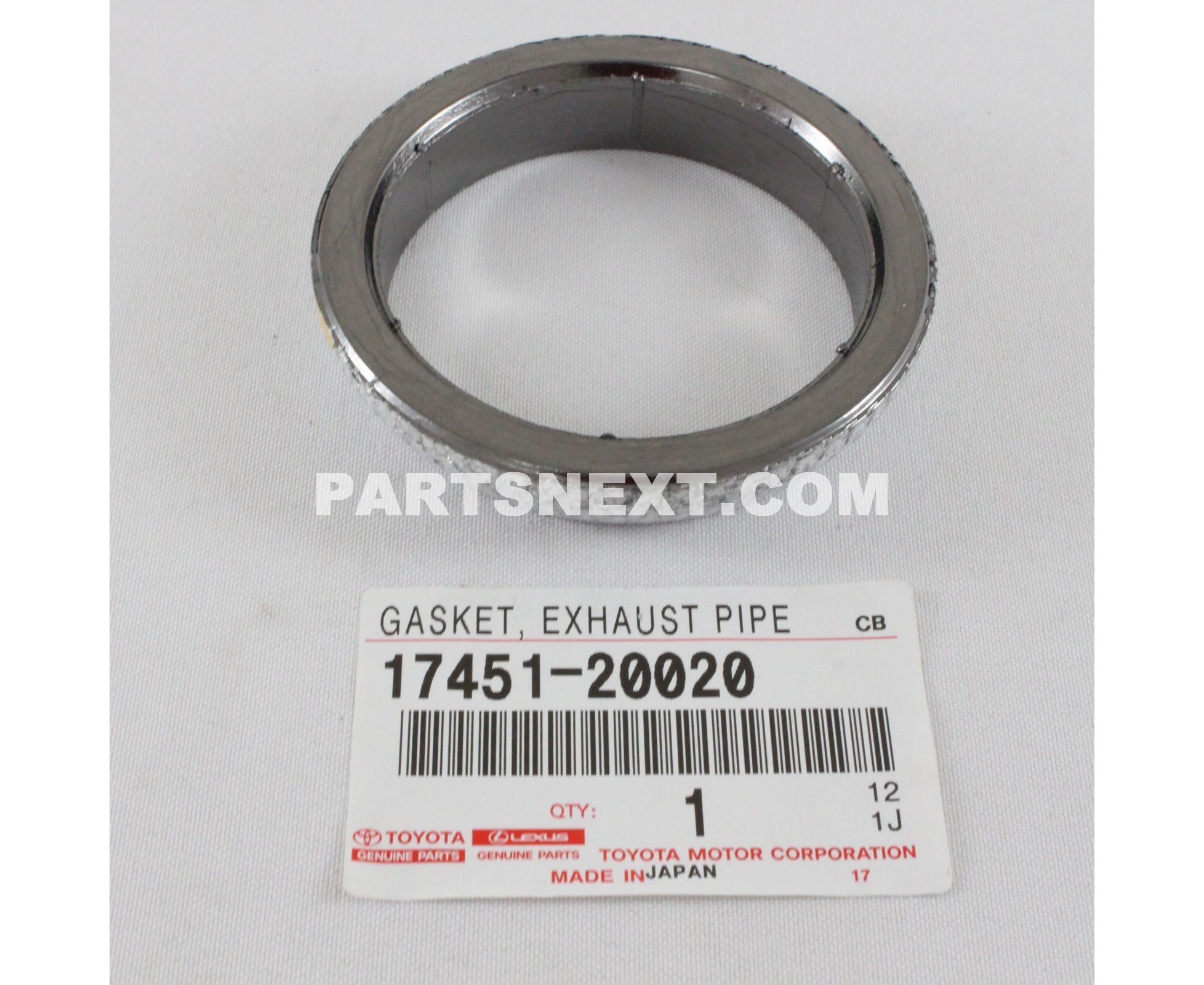 Toyota :: 17451-20020 GASKET, EXHAUST PIPE