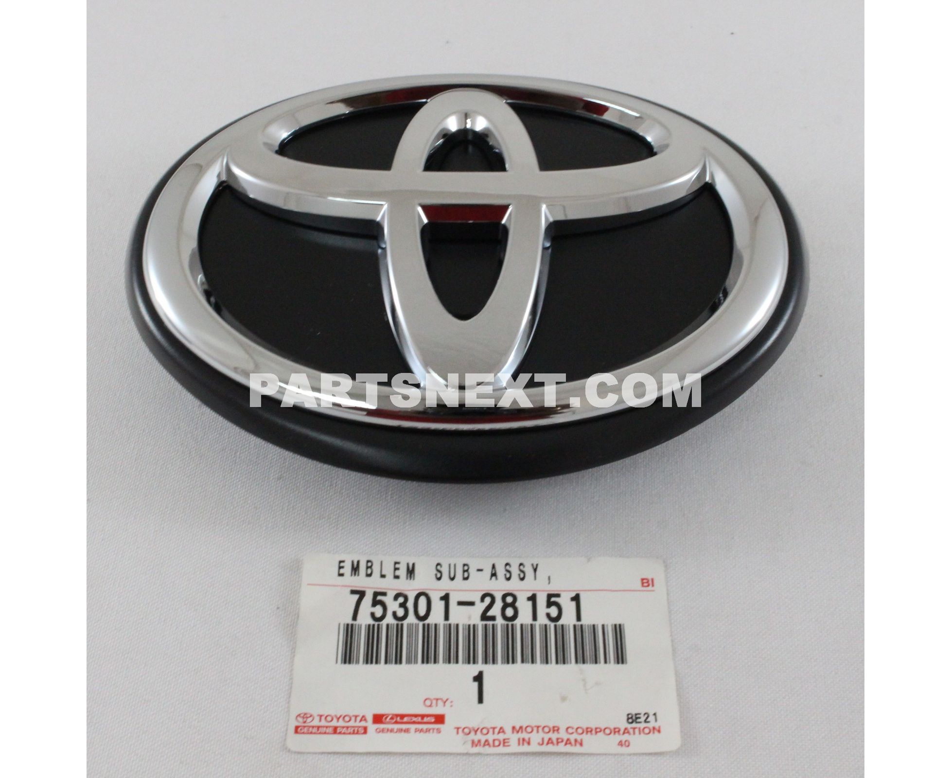 Toyota :: 75301-28151 EMBLEM, RADIATOR GRILLE (OR FRONT PANEL)