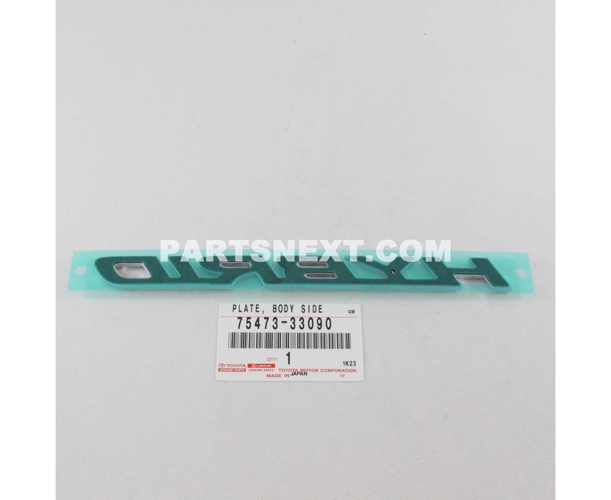 Toyota :: 75473-33090 PLATE BODY SIDE