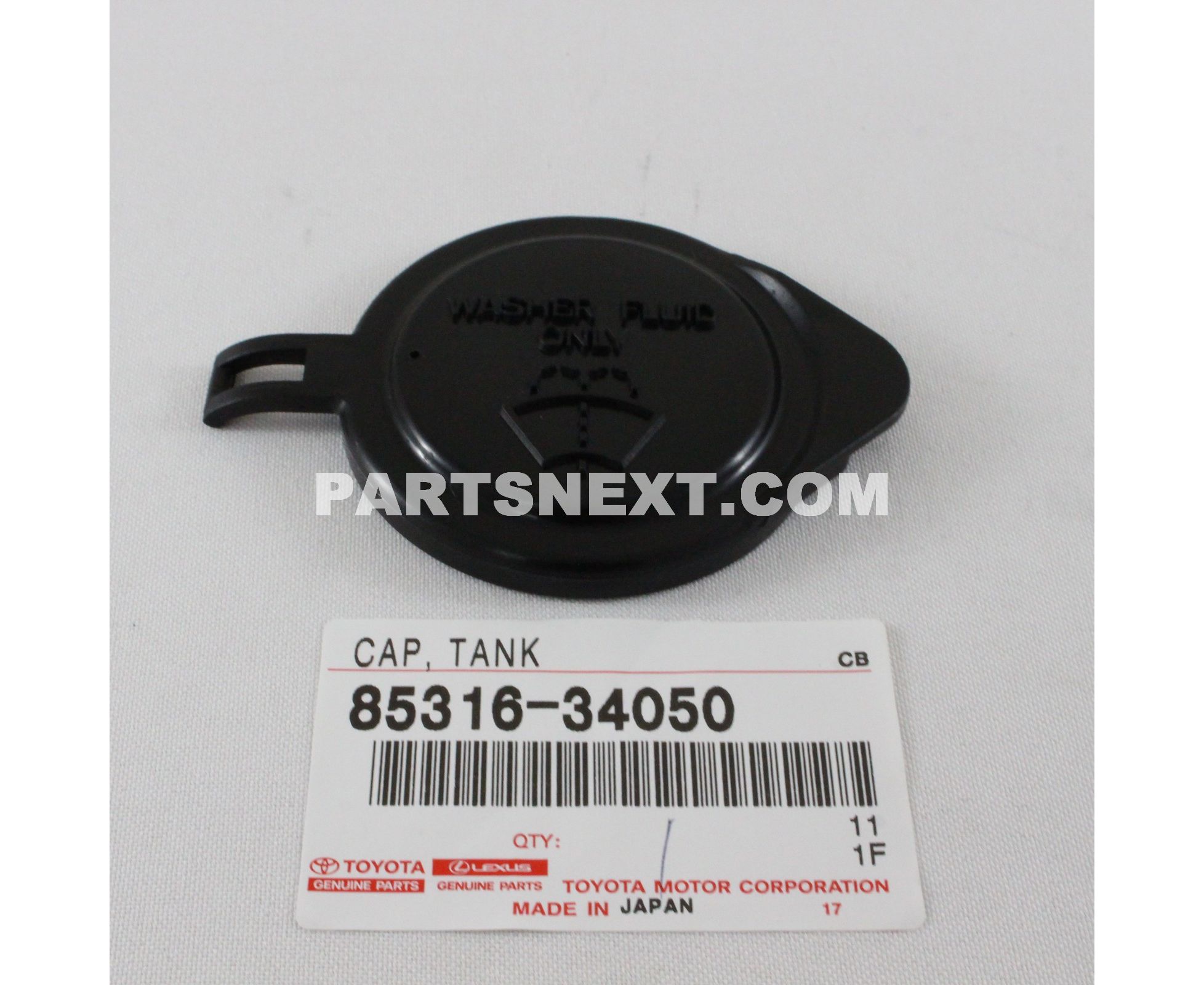 Toyota :: 85316-34050 CAP ASSY, WINDSHIELD WASHER