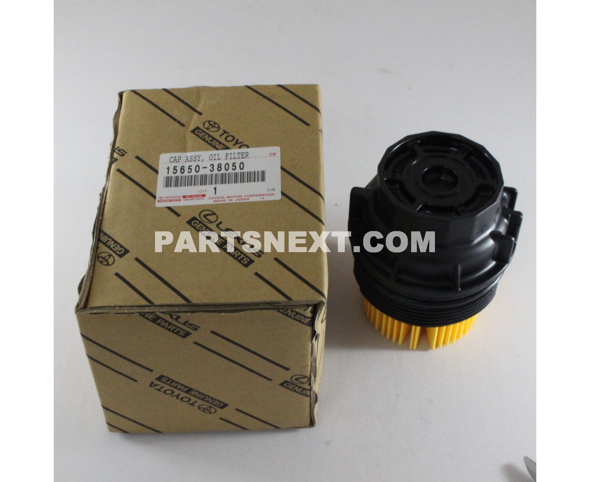 Toyota :: 15650-38050 CAP ASSY, OIL FILTER W/ELEMEMT