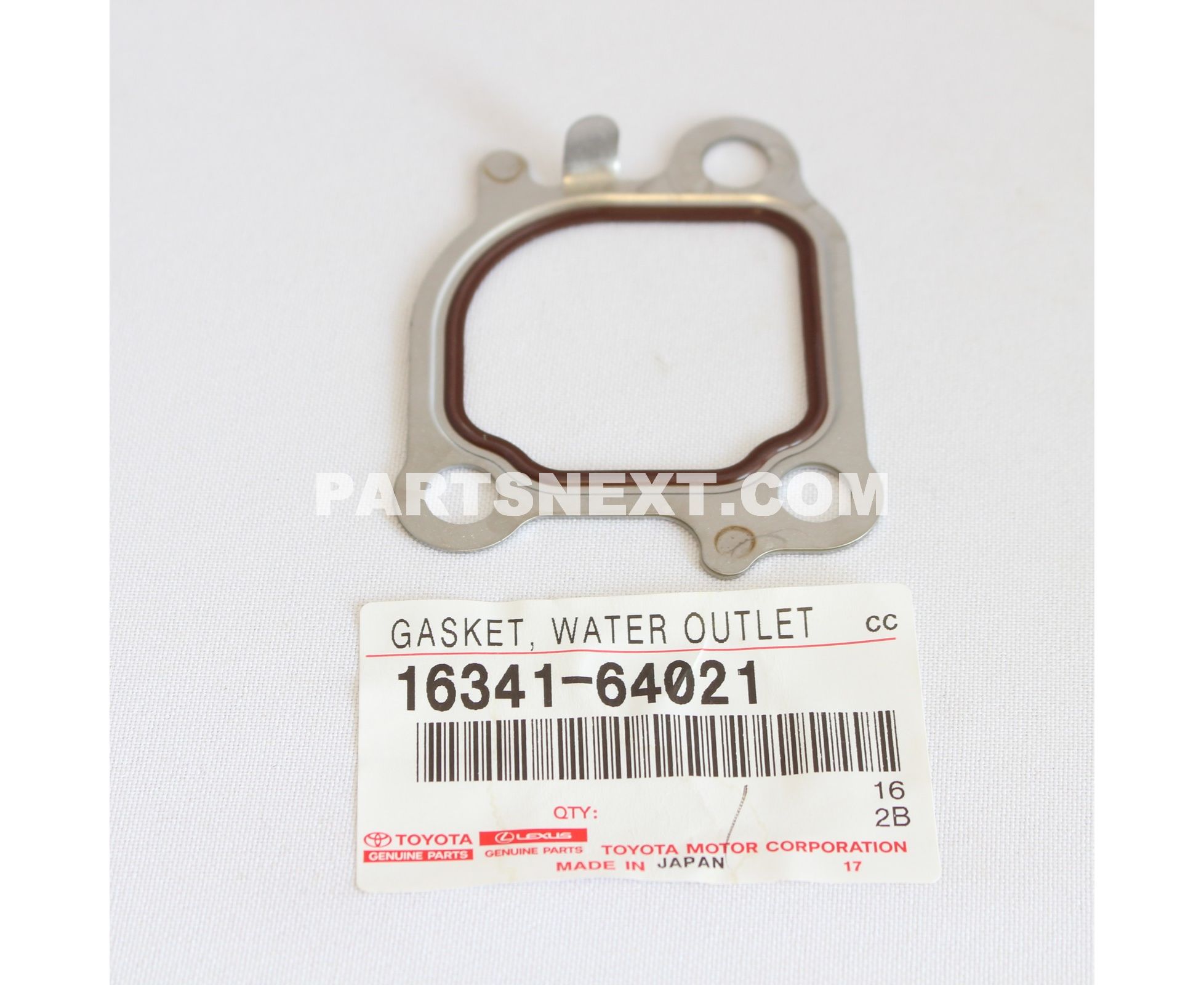 Toyota :: 16341-64021 GASKET, WATER OUTLET
