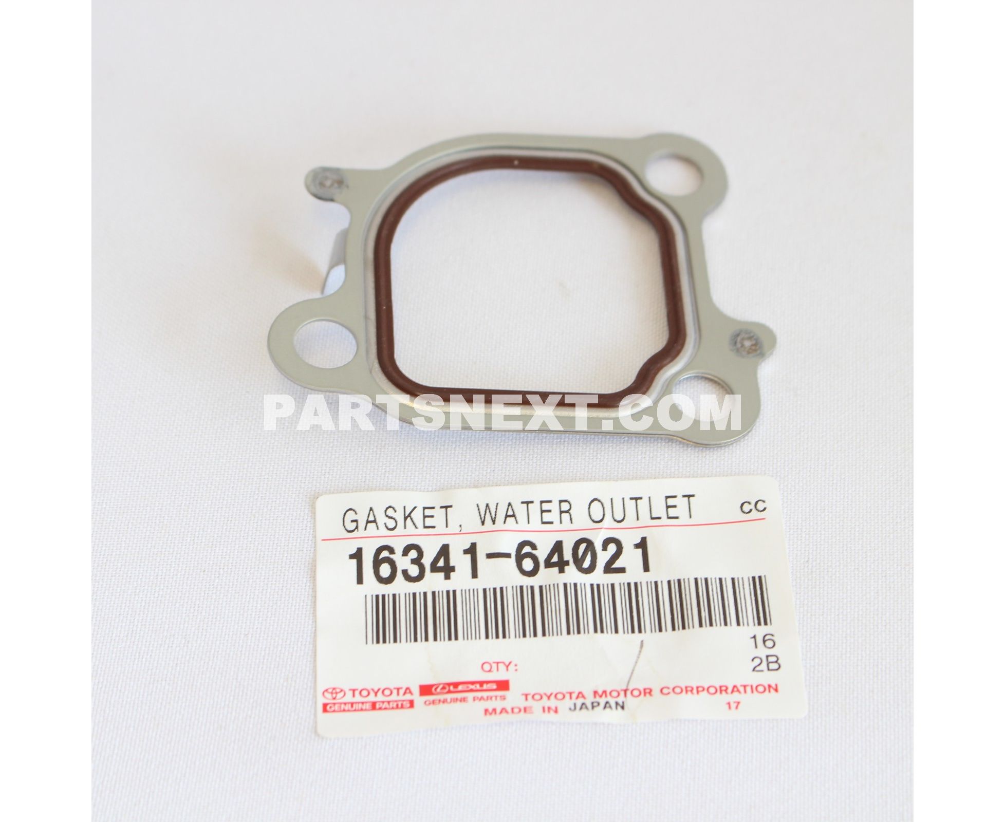 Toyota :: 16341-64021 GASKET, WATER OUTLET