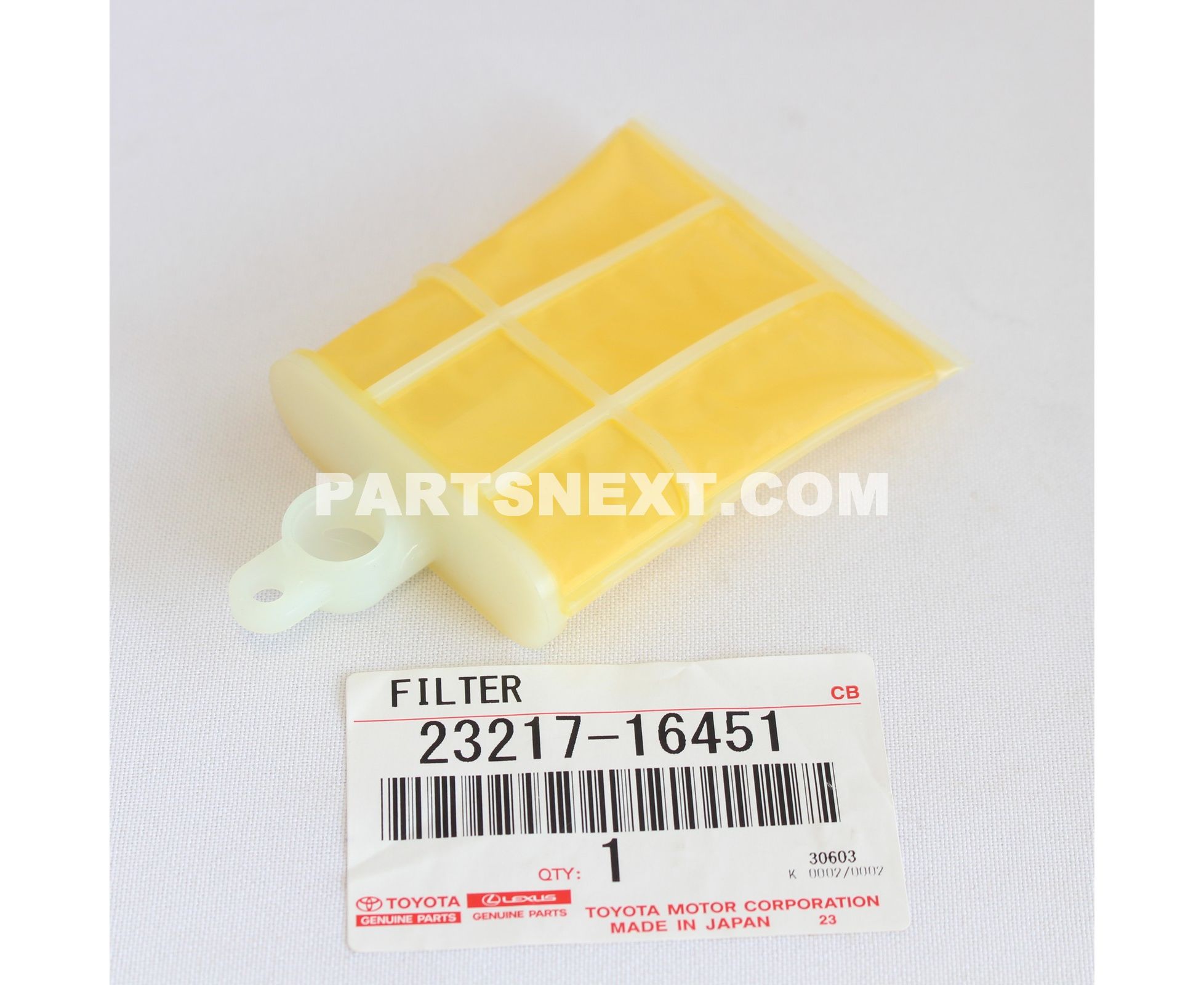 Toyota :: 23217-16451 FILTER, FUEL PUMP