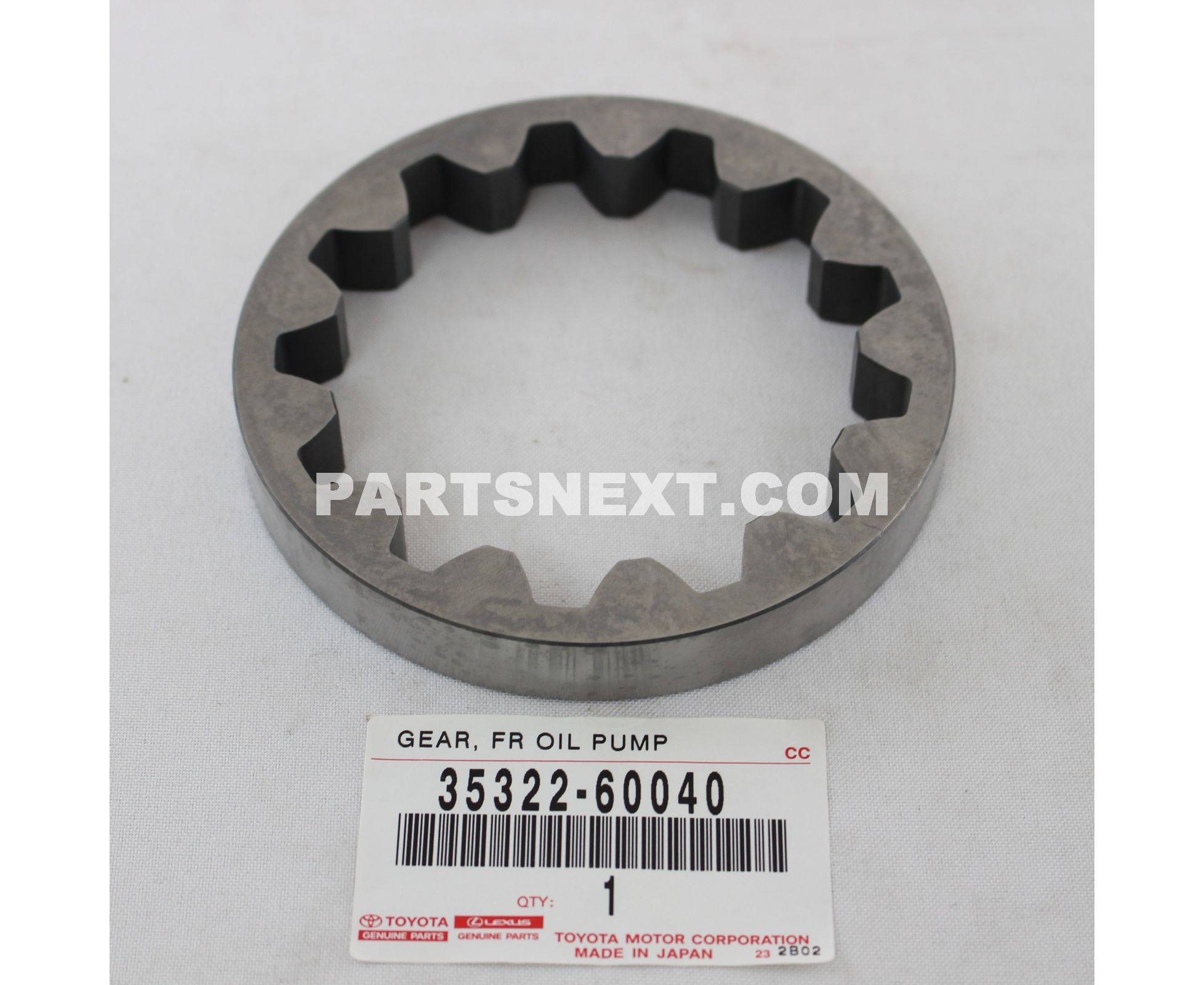 Toyota :: 35322-60040 GEAR, FRONT OIL PUMP DRIVEN