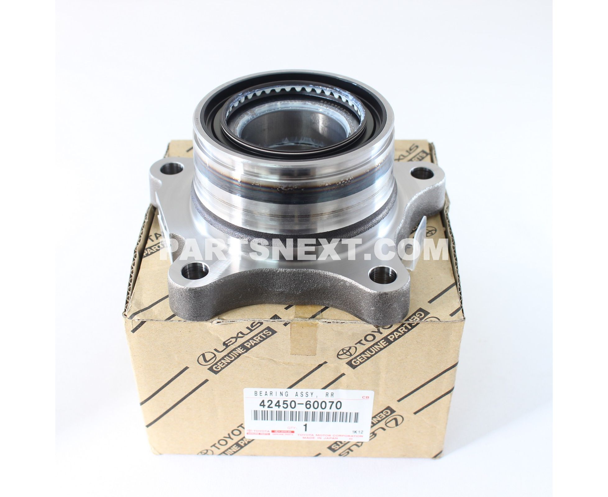 Toyota :: 42450-60070 HUB & BEARING ASSY, REAR AXLE, RH