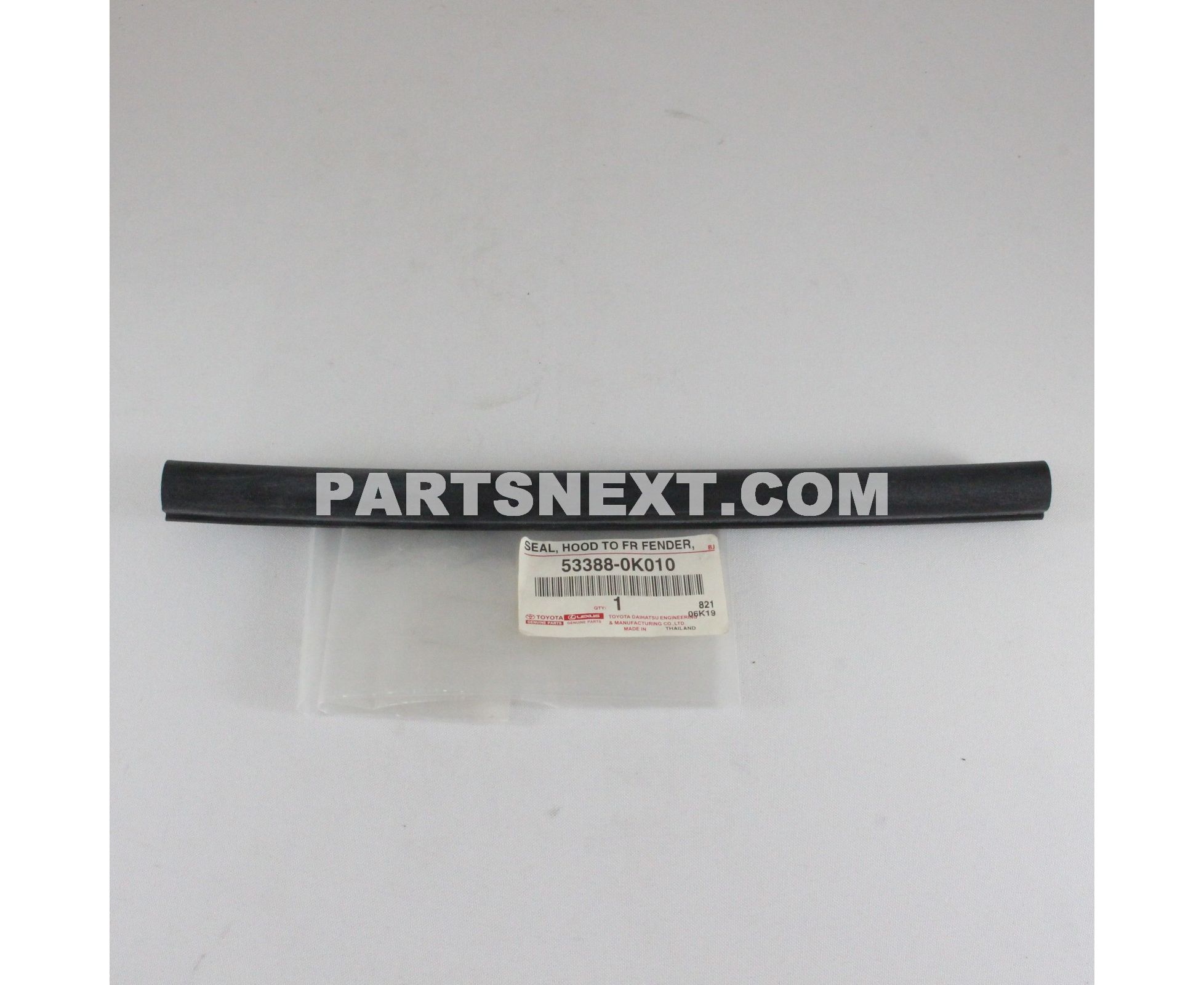 Toyota :: 53388-0K010 SEAL HOOD TO FR FEN
