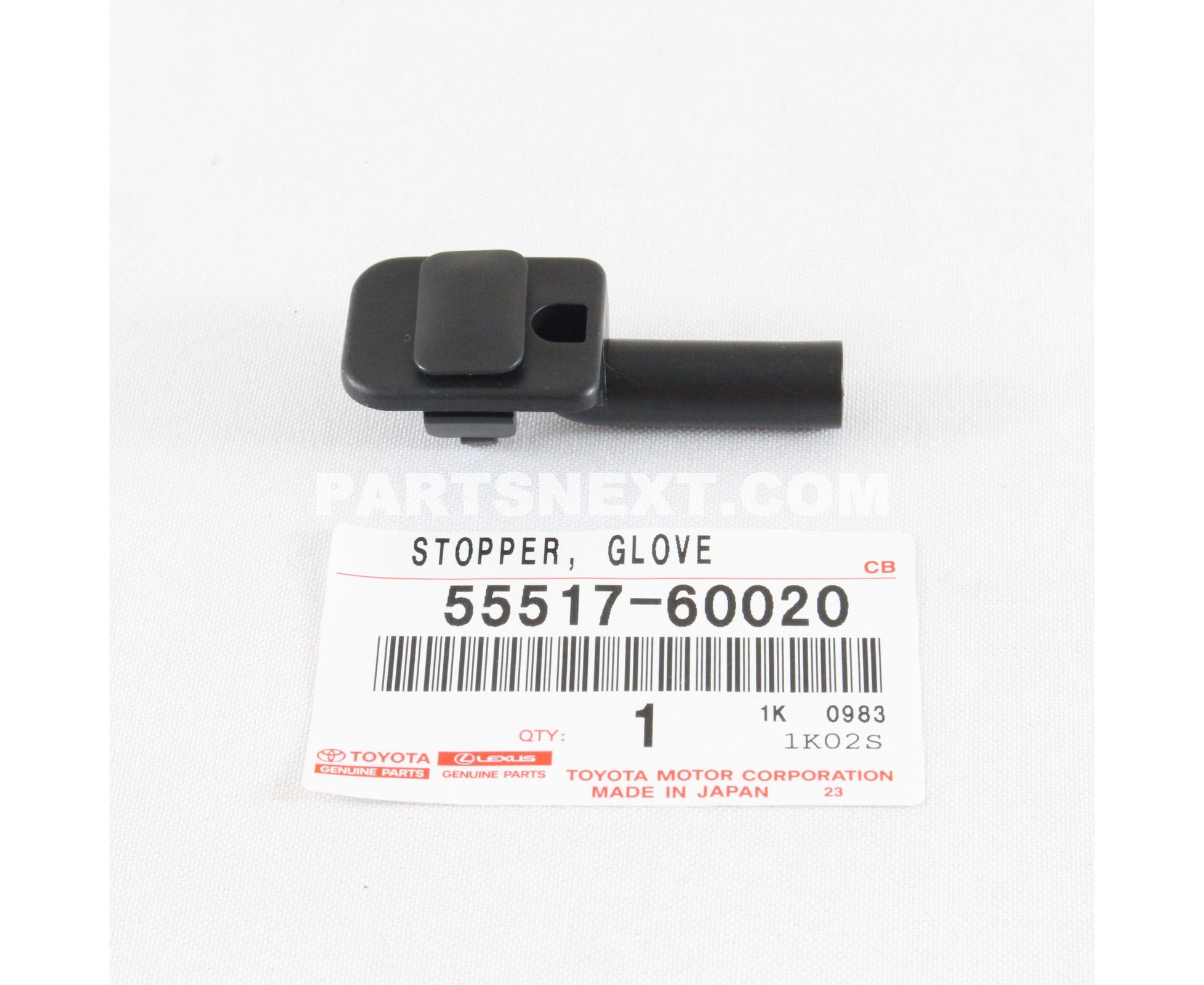 Toyota :: 55517-60020 STOPPER, GLOVE COMPARTMENT DOOR ARM