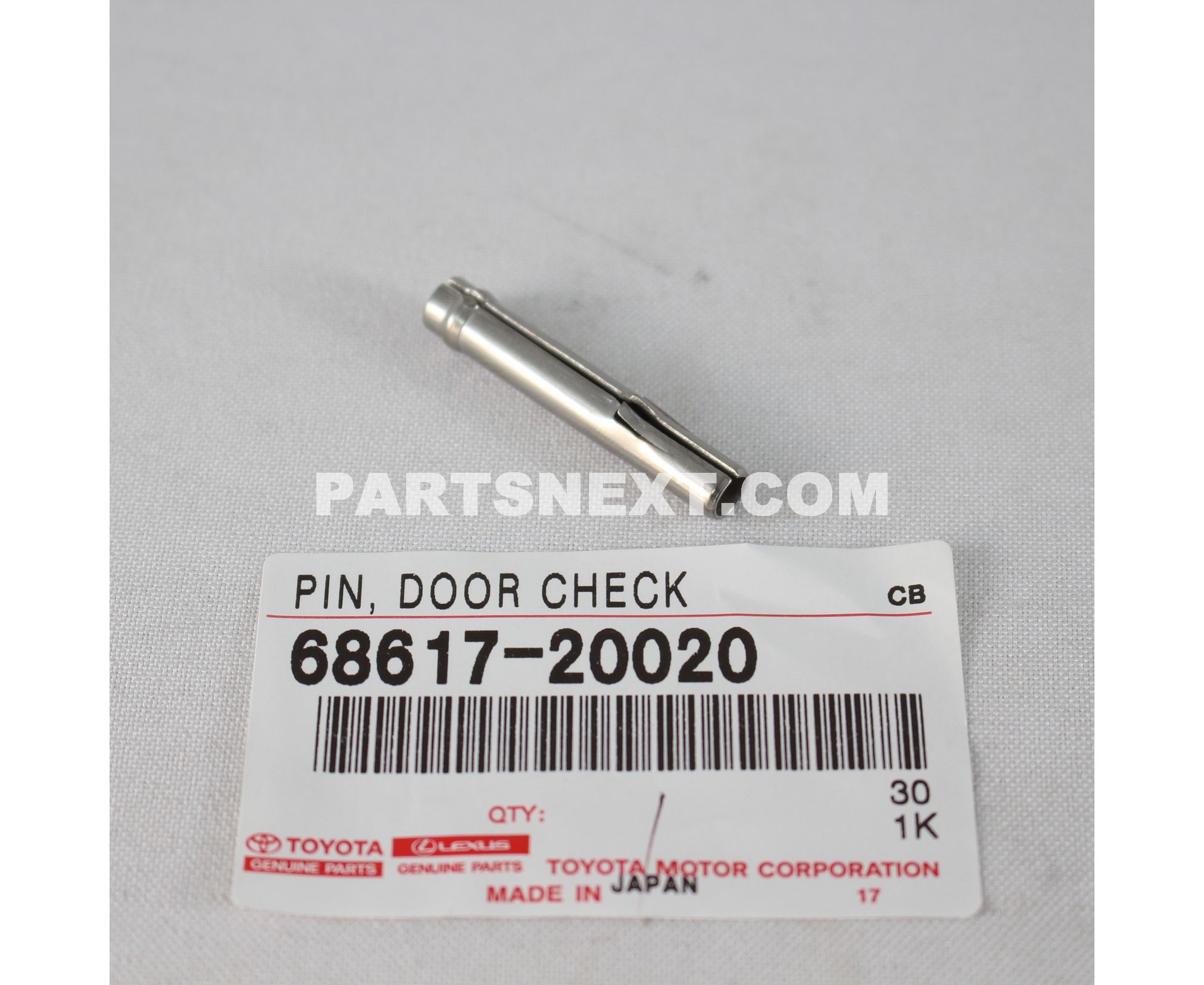 Toyota :: 68617-20020 PIN, BACK DOOR CHECK