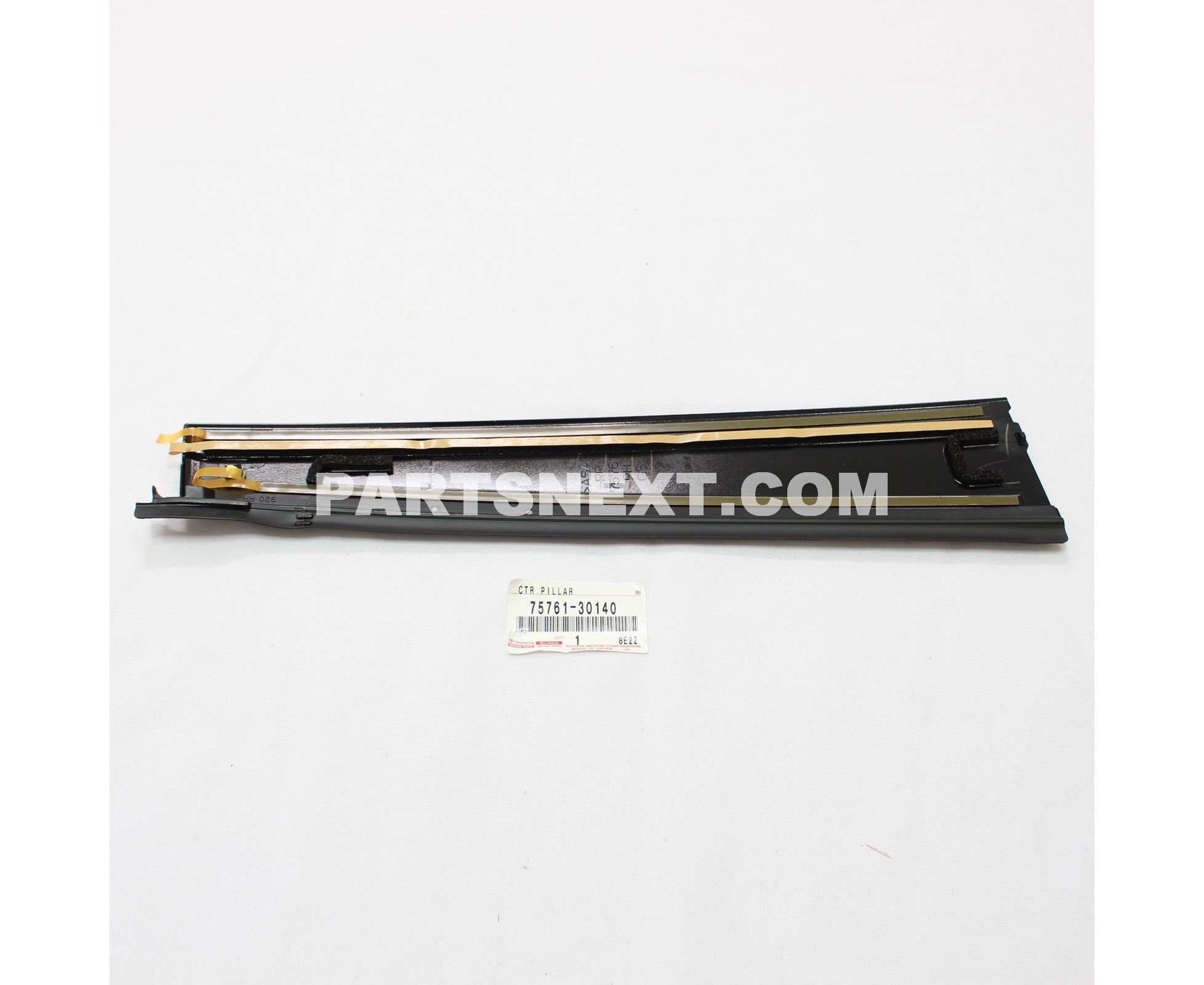 Toyota :: 75761-30140 MOULDING, REAR DOOR WINDOW FRAME, FRONT RH