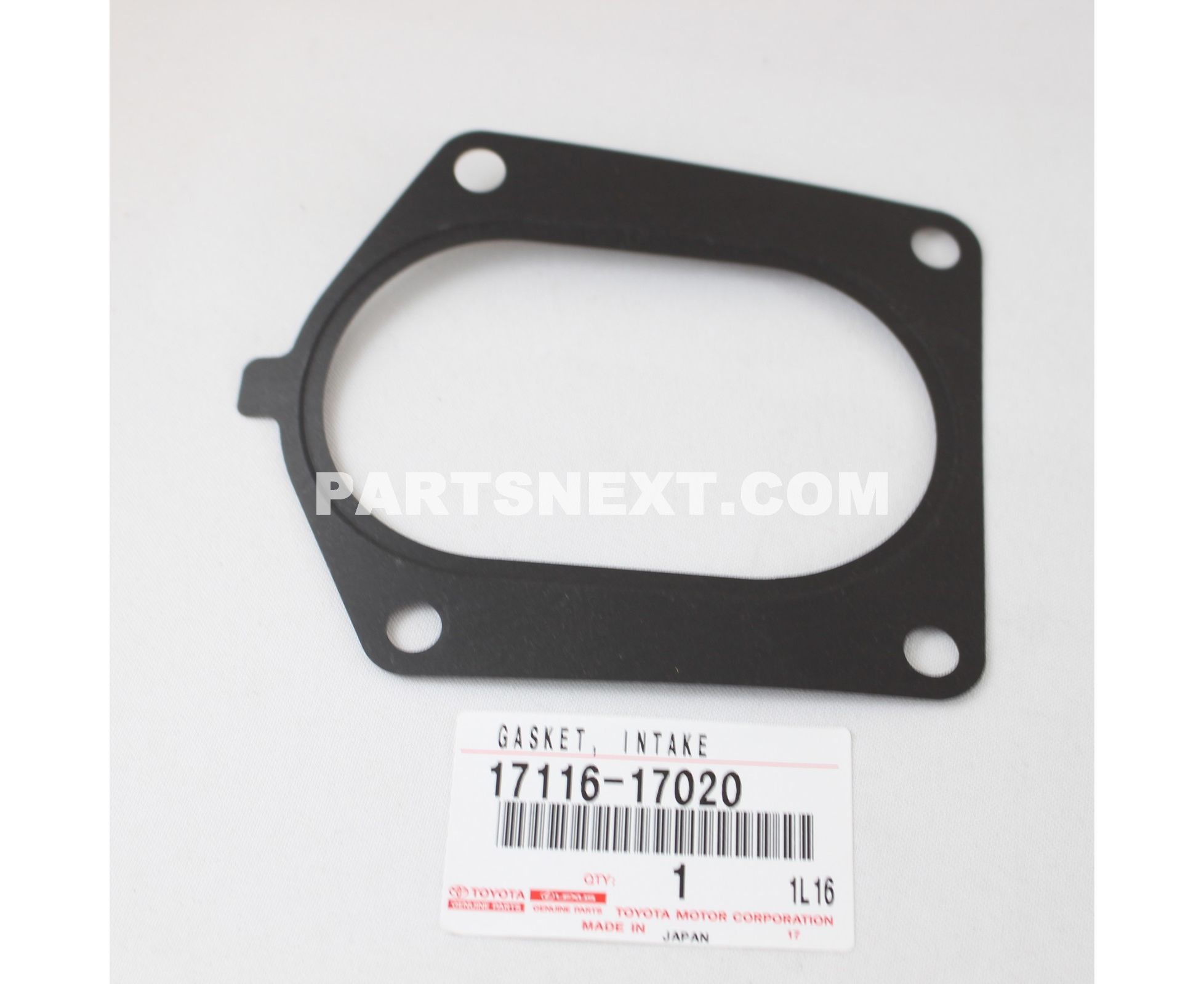 Toyota :: 17116-17020 GASKET, INTAKE FLANGE